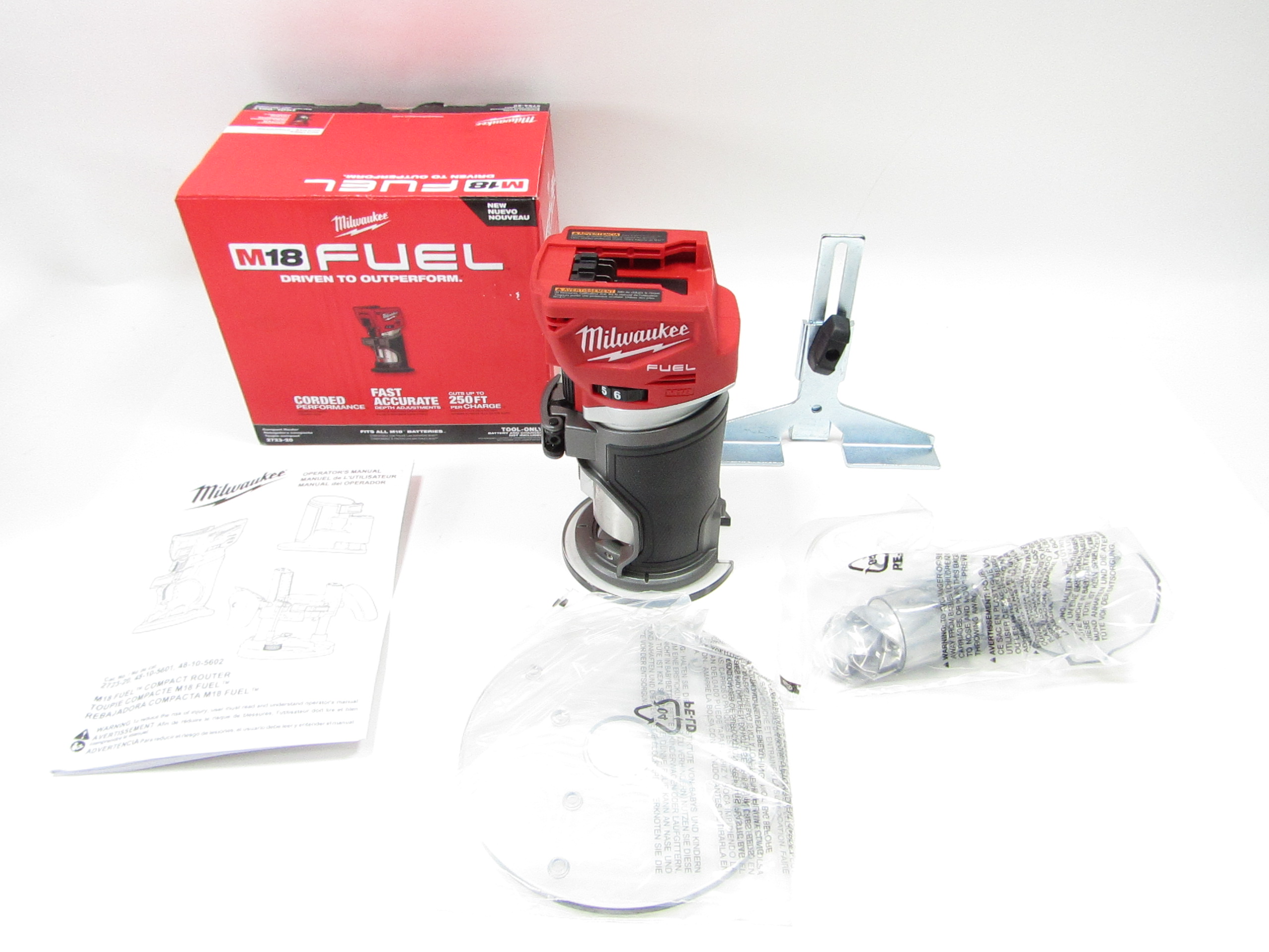 Milwaukee 2723-20 M18 FUEL Red Lithium Brushless Cordless Compact ...