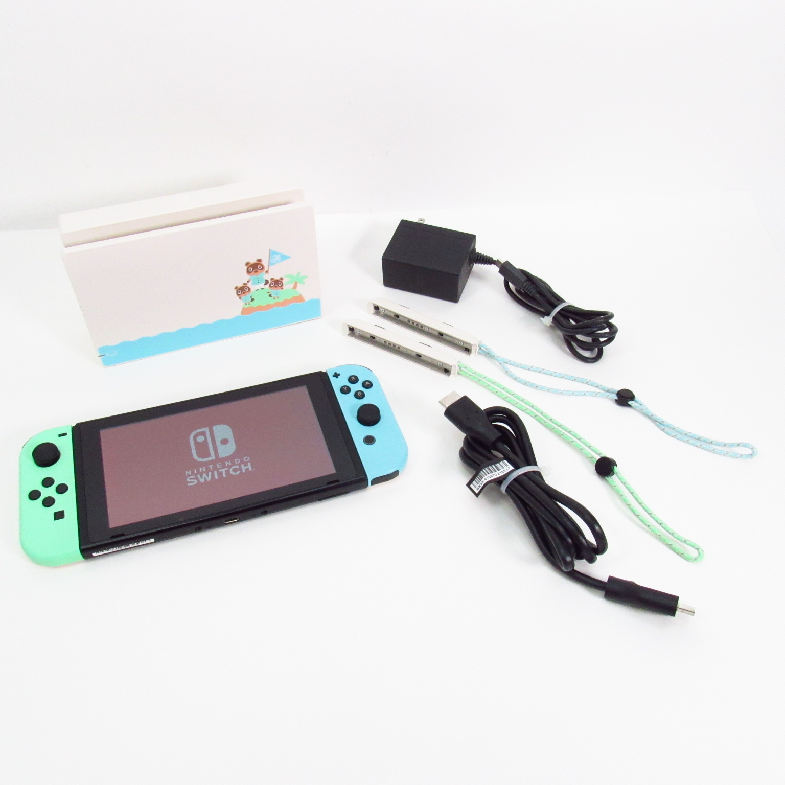 Nintendo Switch HAC-001(-01) Animal Crossing Edition Video Game Console ...