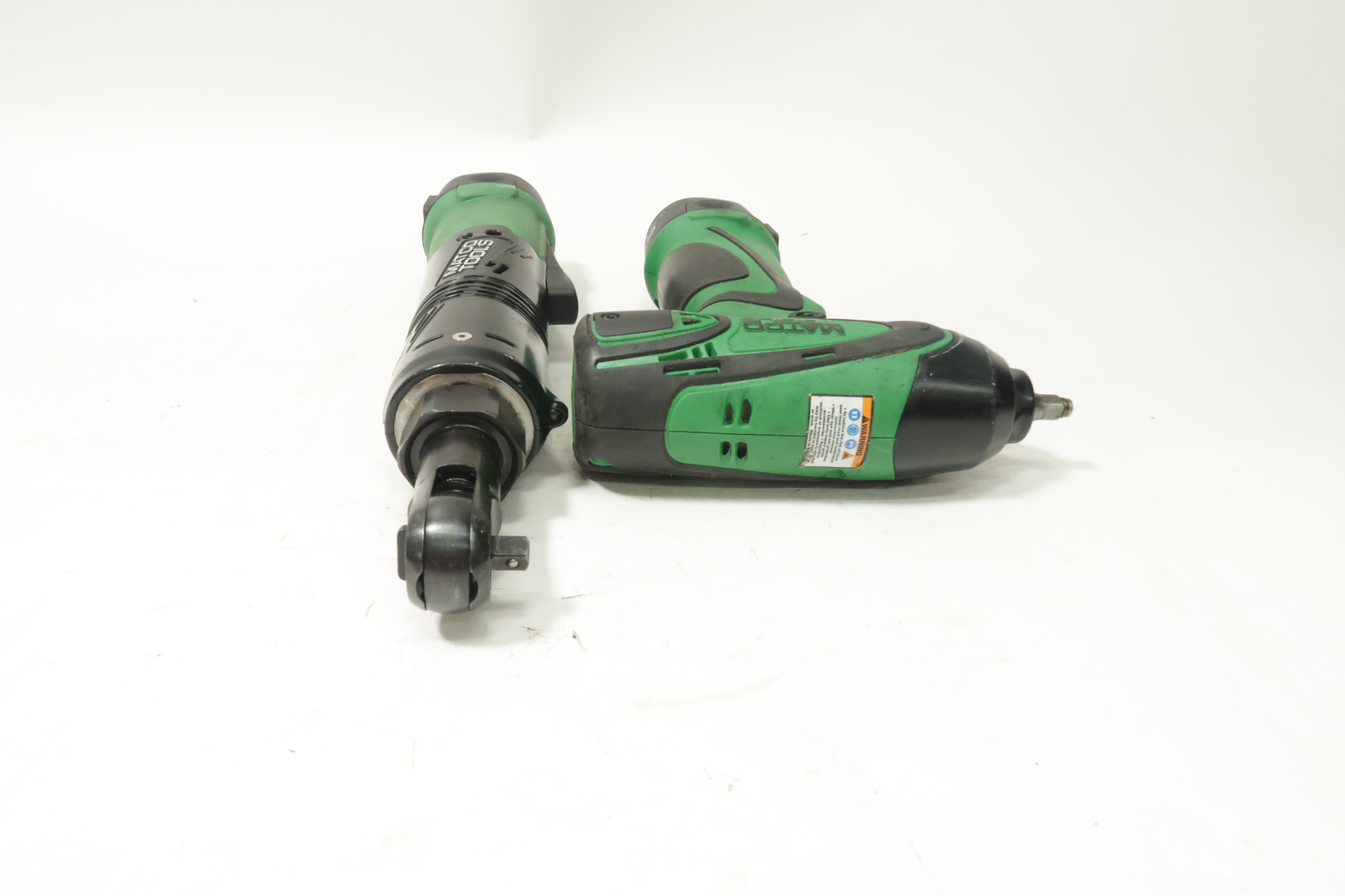 Matco 12V Cordless Infinium 1/4" Drive Ratchet and Impact Wrench Kit Green
