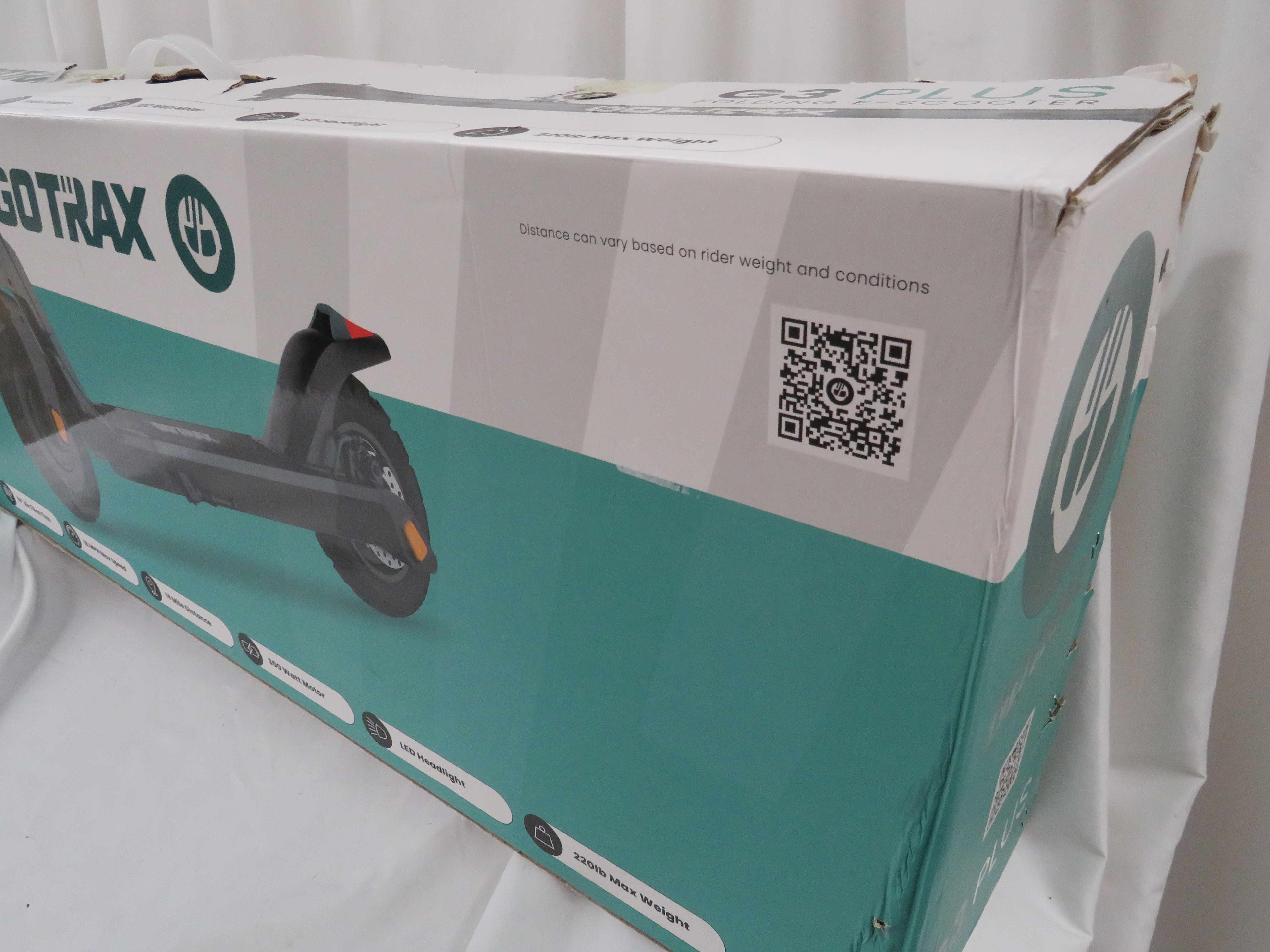 GOTRAX G3 Plus Folding Electric Scooter