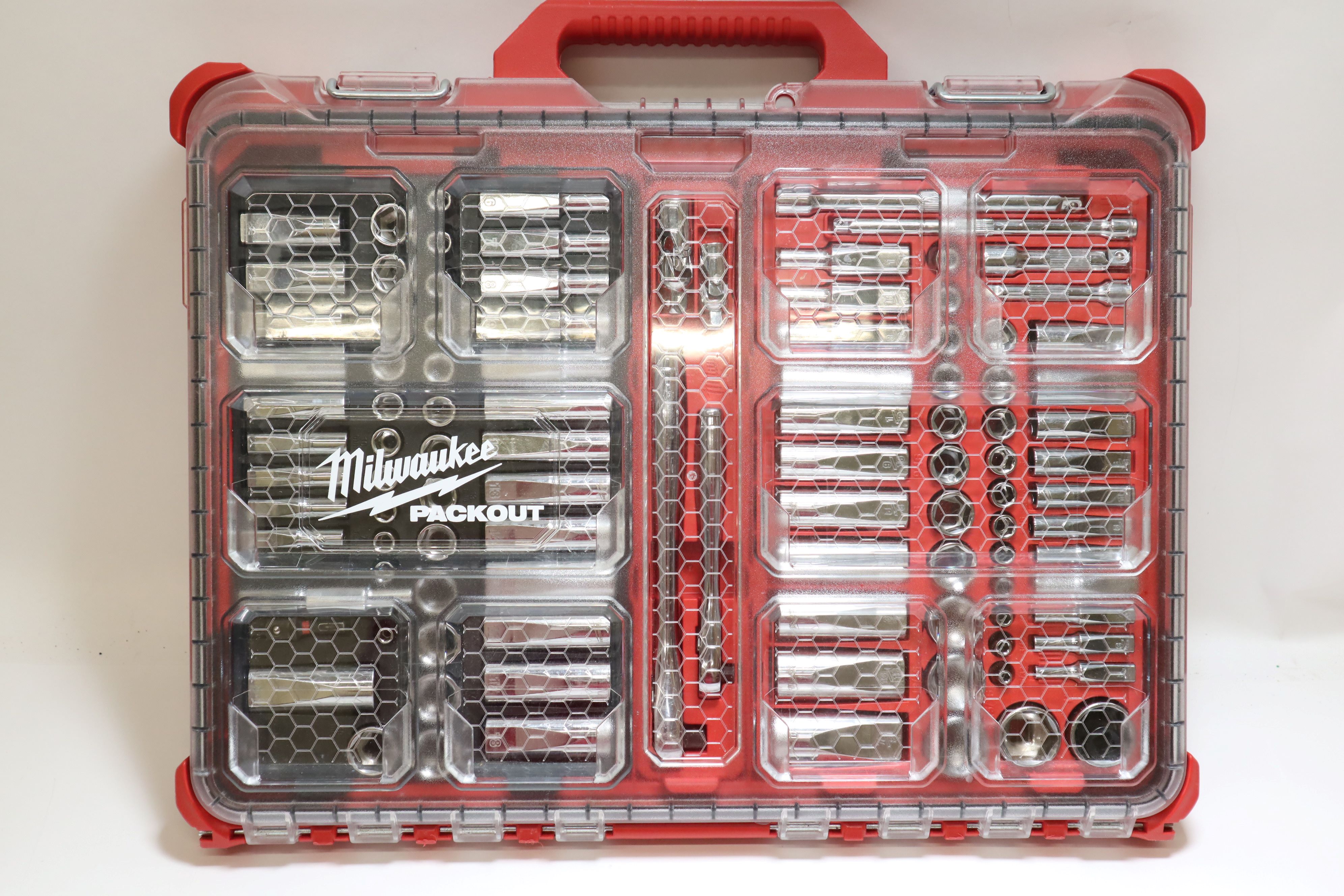 Milwaukee 48-22-9486 106pc 1/4" and 3/8" Metric SAE Ratchet Socket Set 7475