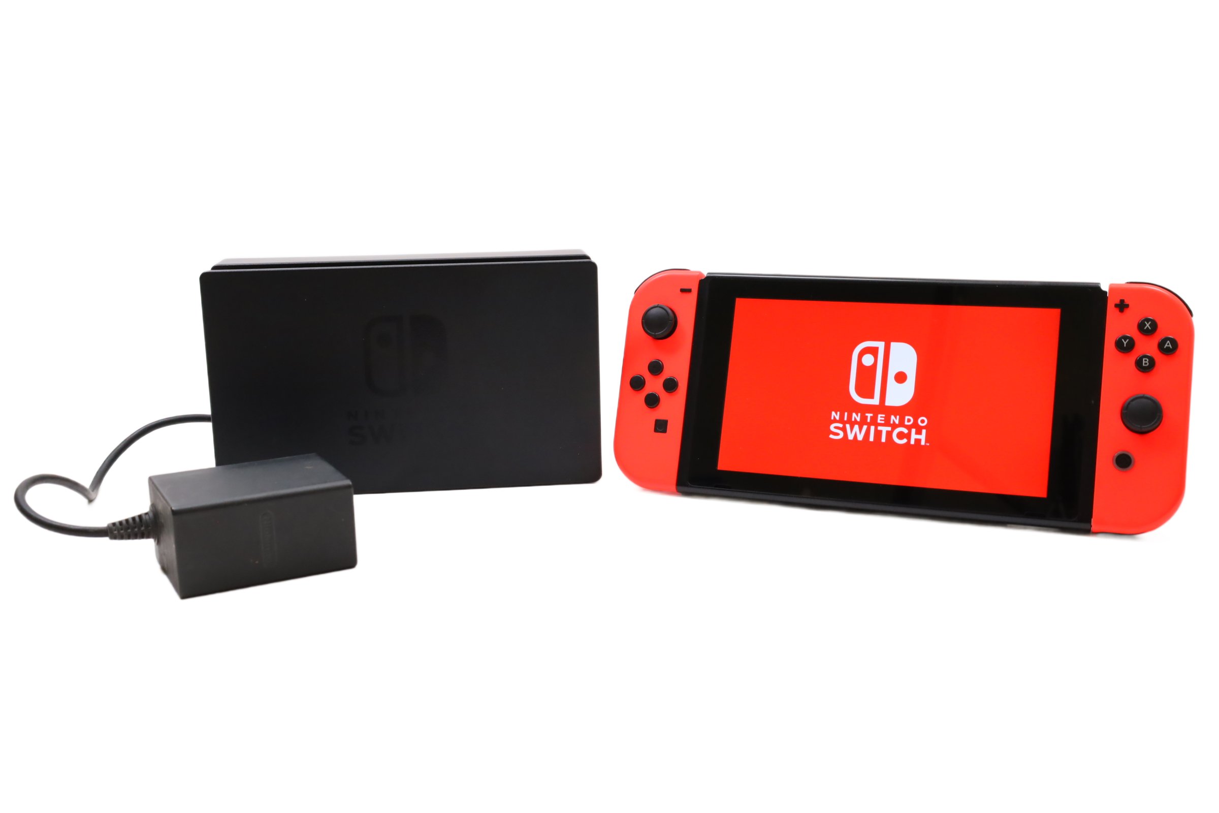Nintendo Switch HAC-001 32GB Video Game System - Red (0424)