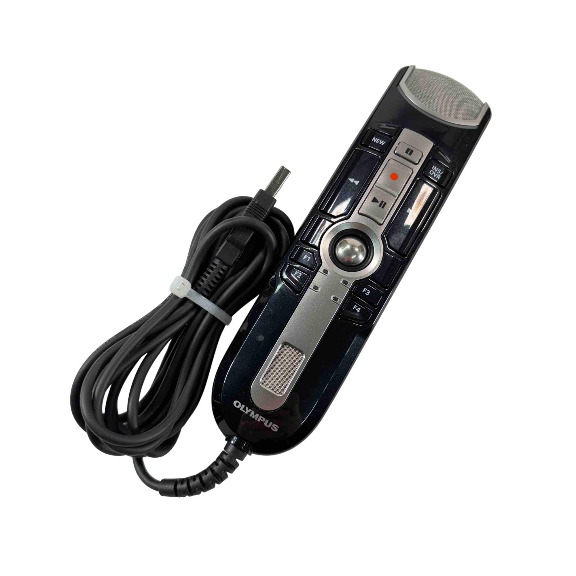 Olympus RecMic II RM-4010P Unidirectional Corded Push Button Microphone