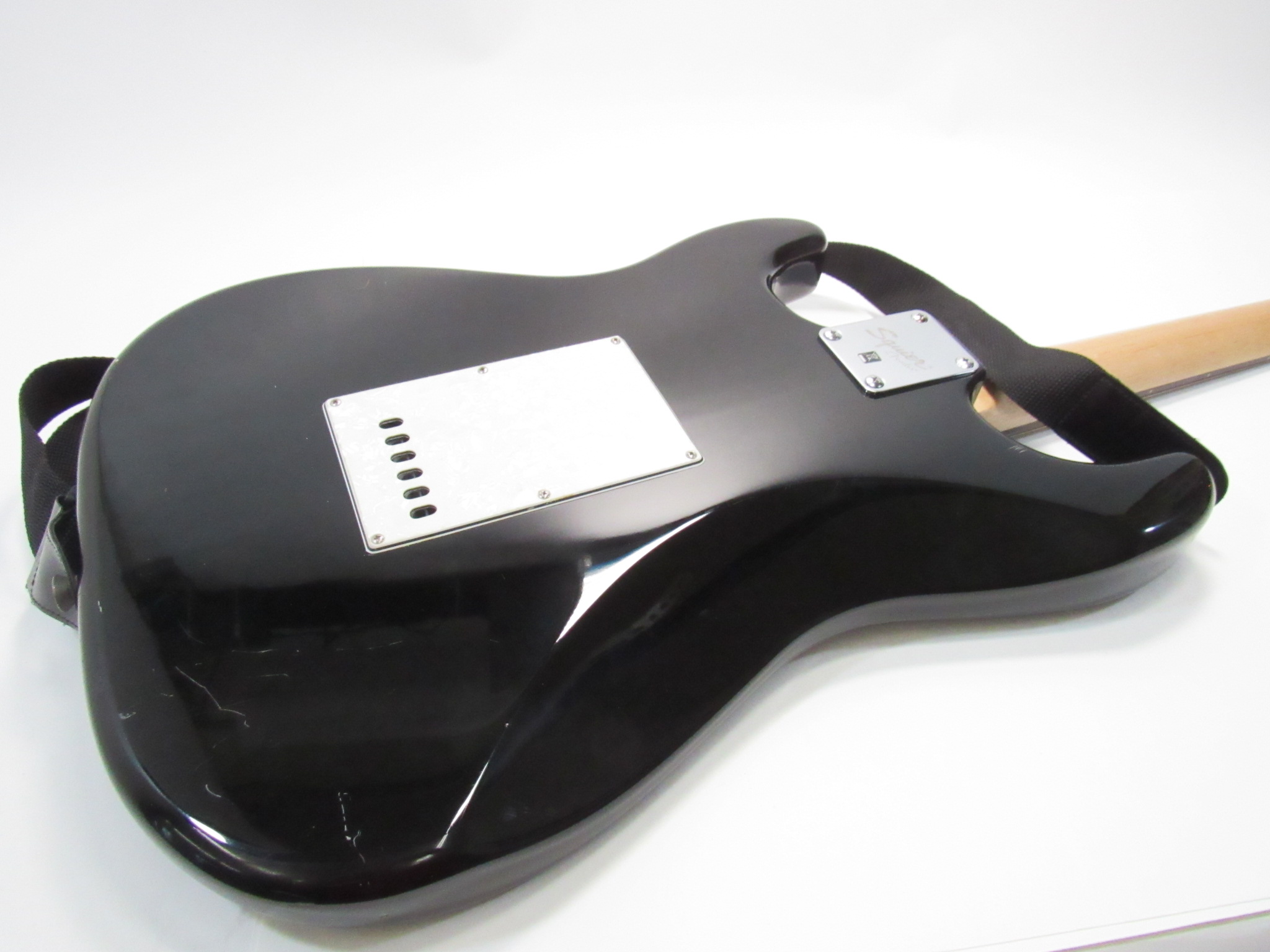Fender Squier Six-String Electric Guitar Two-Tone Black/White