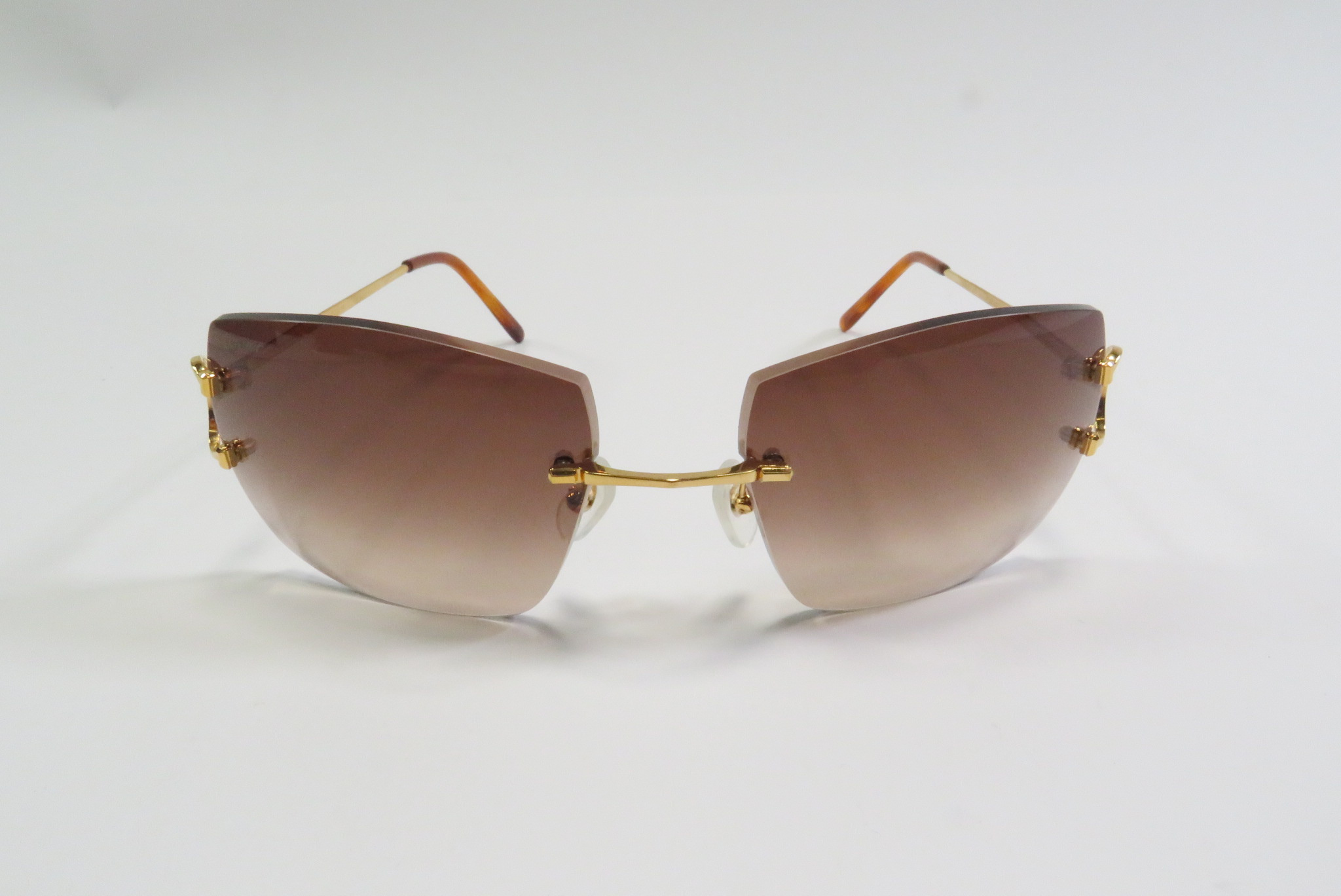 Cartier CT0009RS 001 Rimless Sunglasses