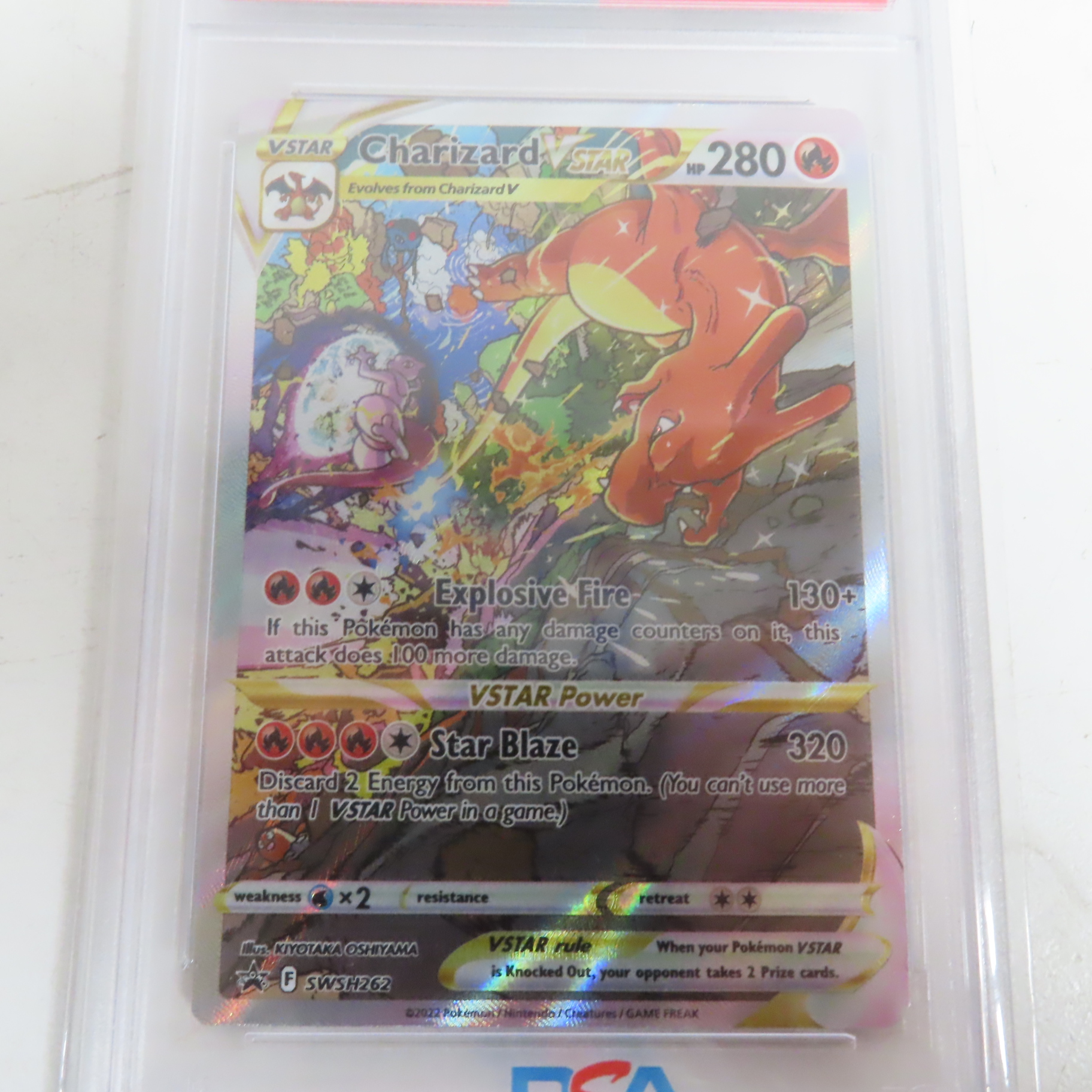 Pokémon SWSH BSP #262 (2022) Charizard VSTAR FA - PSA 10