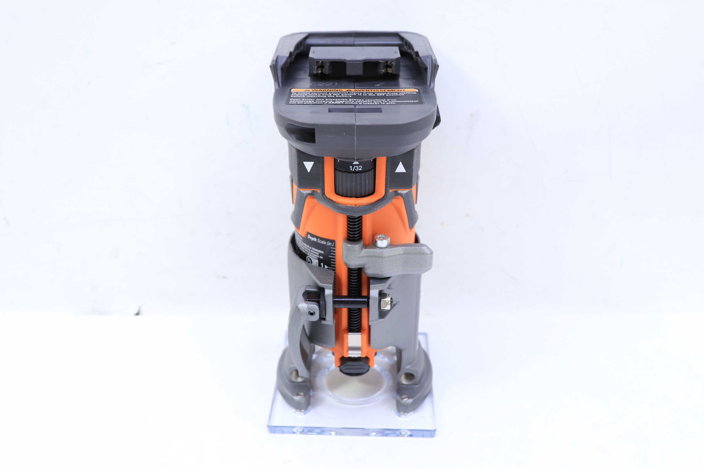 Ridgid R860443B 18V OCTANE Brushless Cordless Compact Fixed Base Router