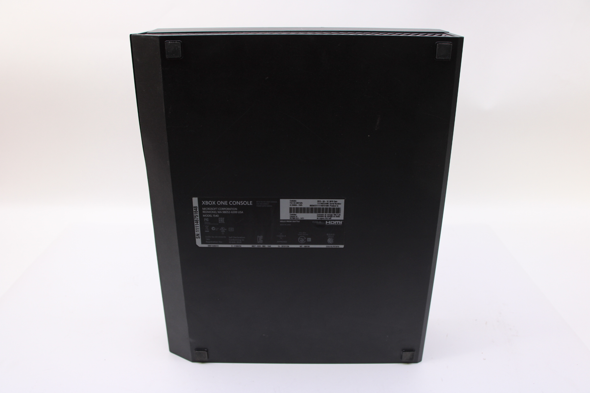 Microsoft Xbox One 1540 500GB HDD Black Body Home Video Game Console - 4389