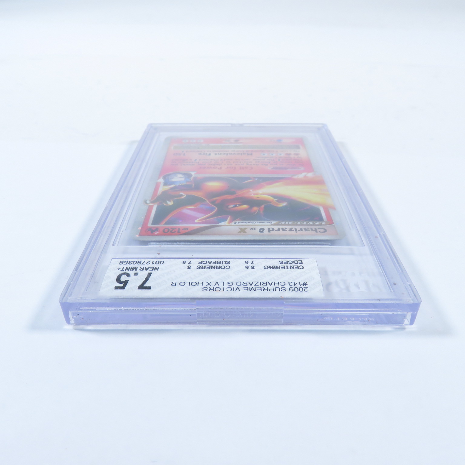 Pokemon 2009 Supreme Victors #143 Charizard G LV.X Holo R 7.5 Near Mint+ Beckett