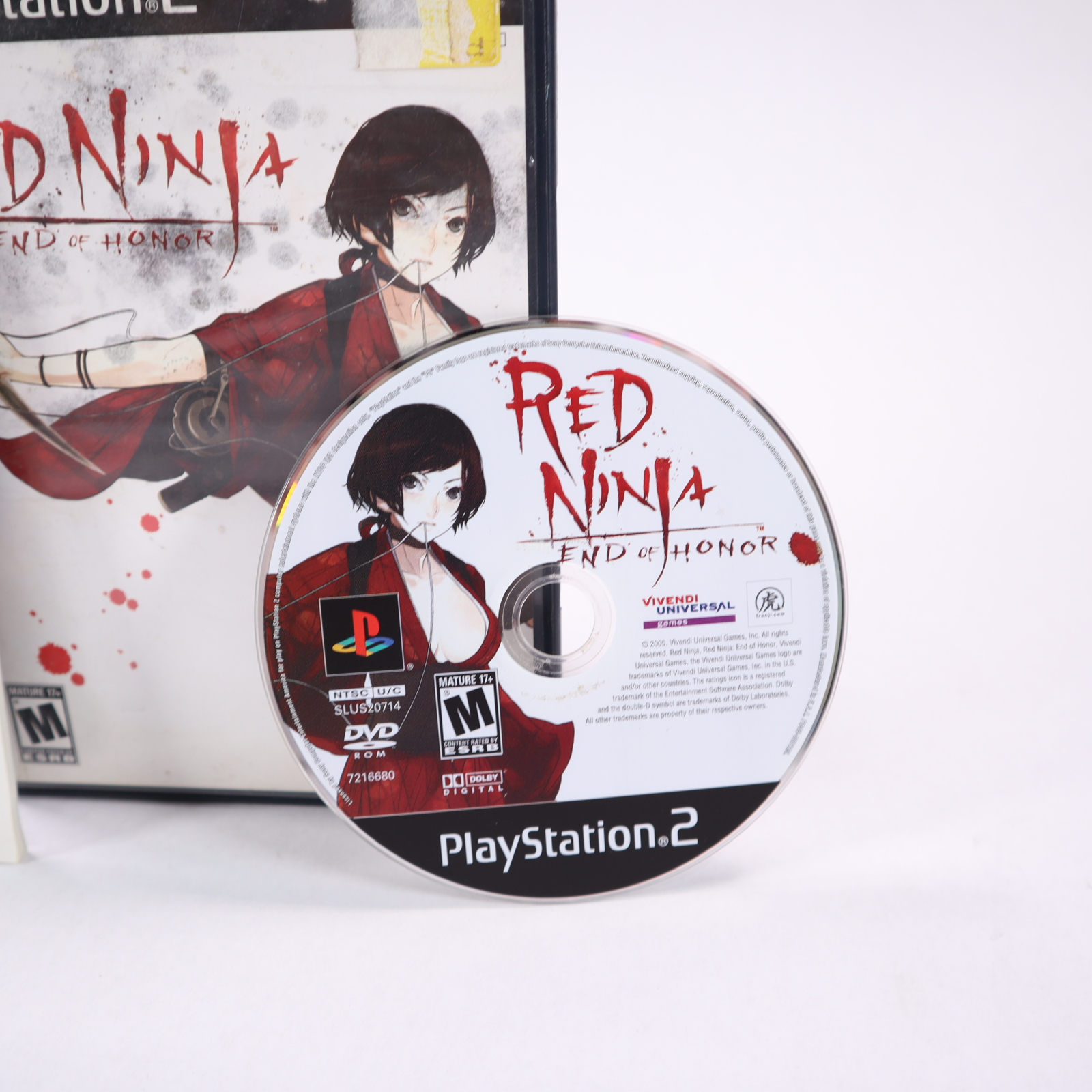 Red Ninja End of Honor Video Game for the Sony PlayStation 2