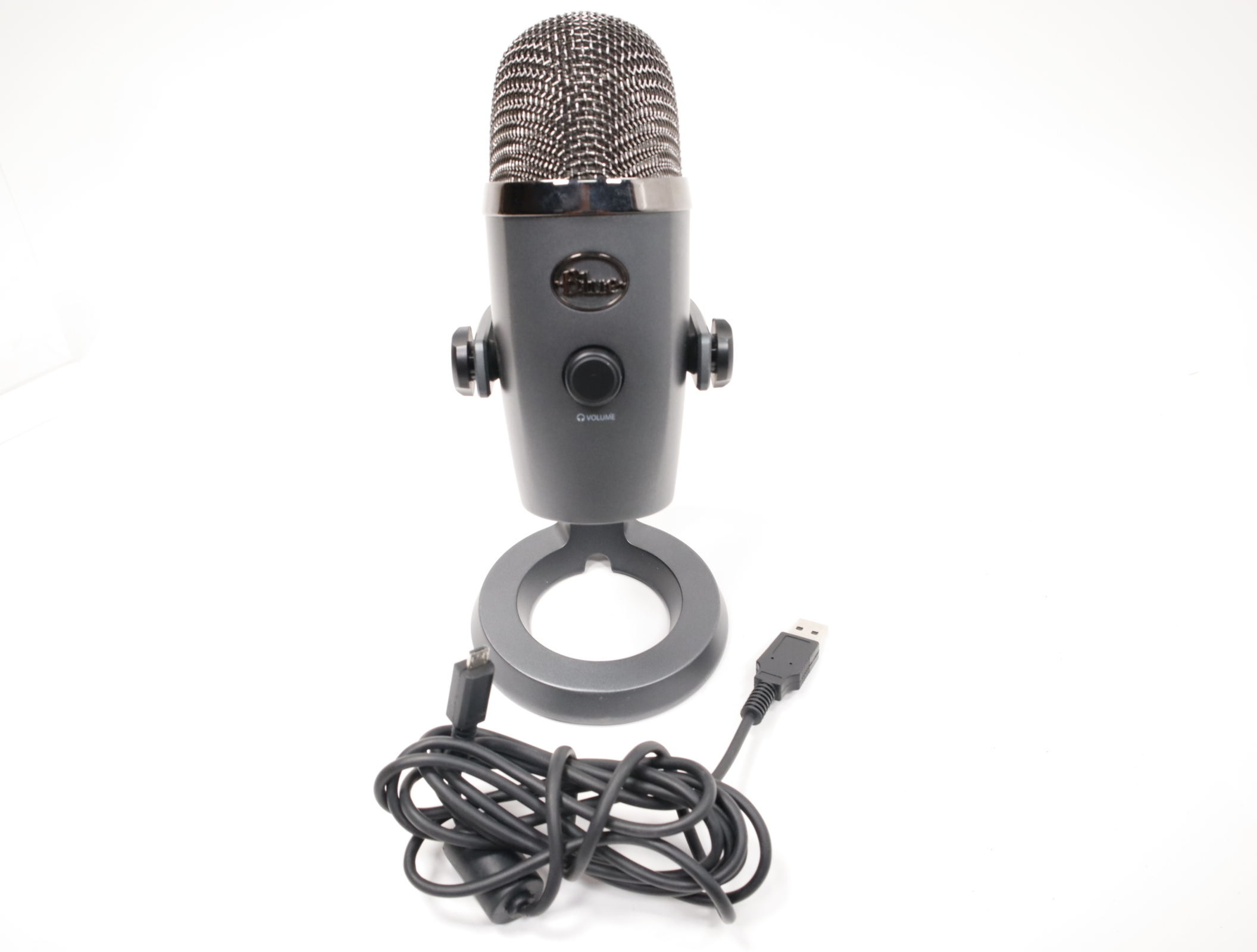 Blue Yeti Nano Wired USB Condenser Microphone Gray Cardioid Pattern