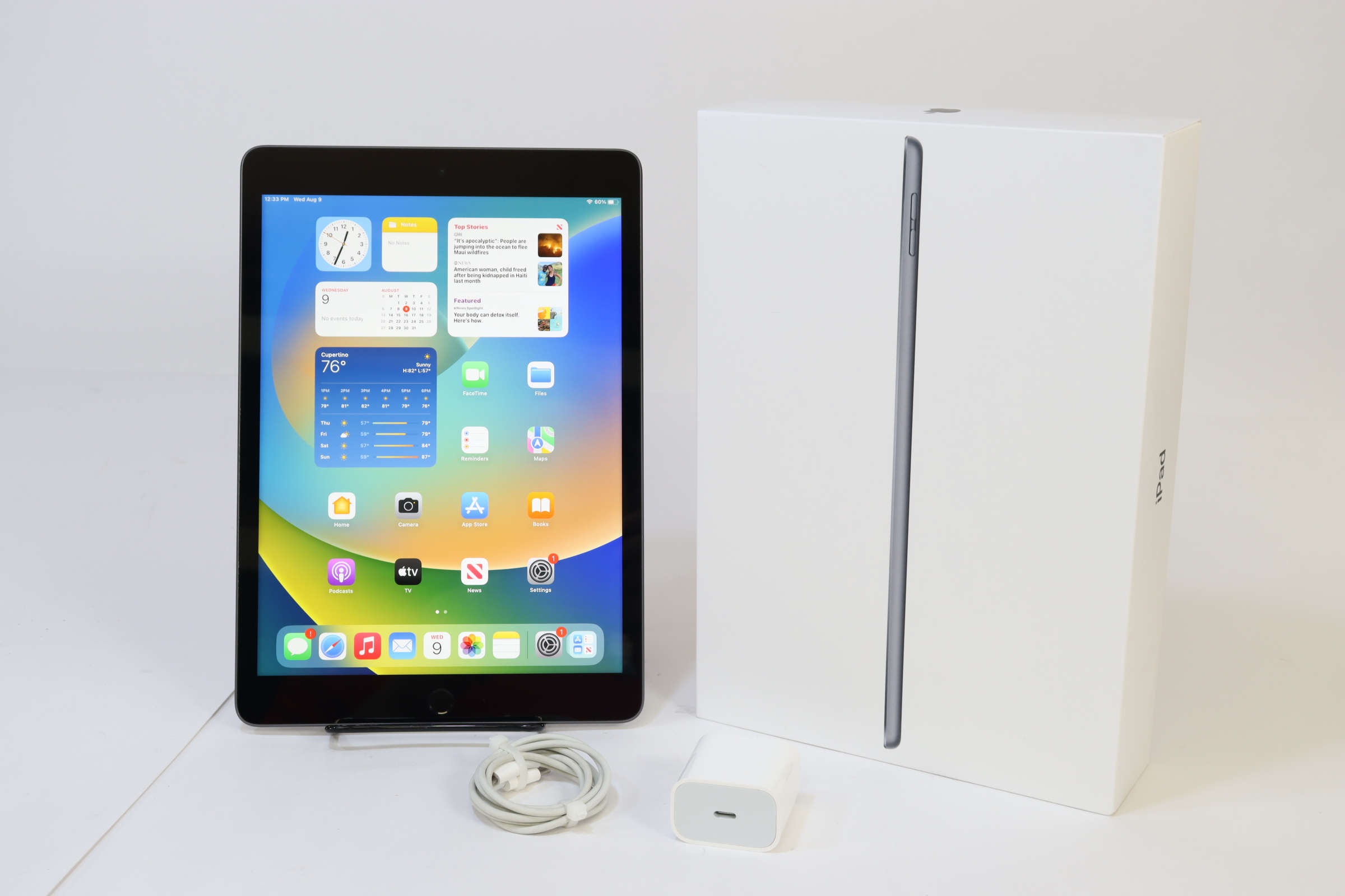 Apple iPad MK2K3LL/A A2602 10.2" 9th Gen (Wi-Fi Only) 64GB Storage Tablet