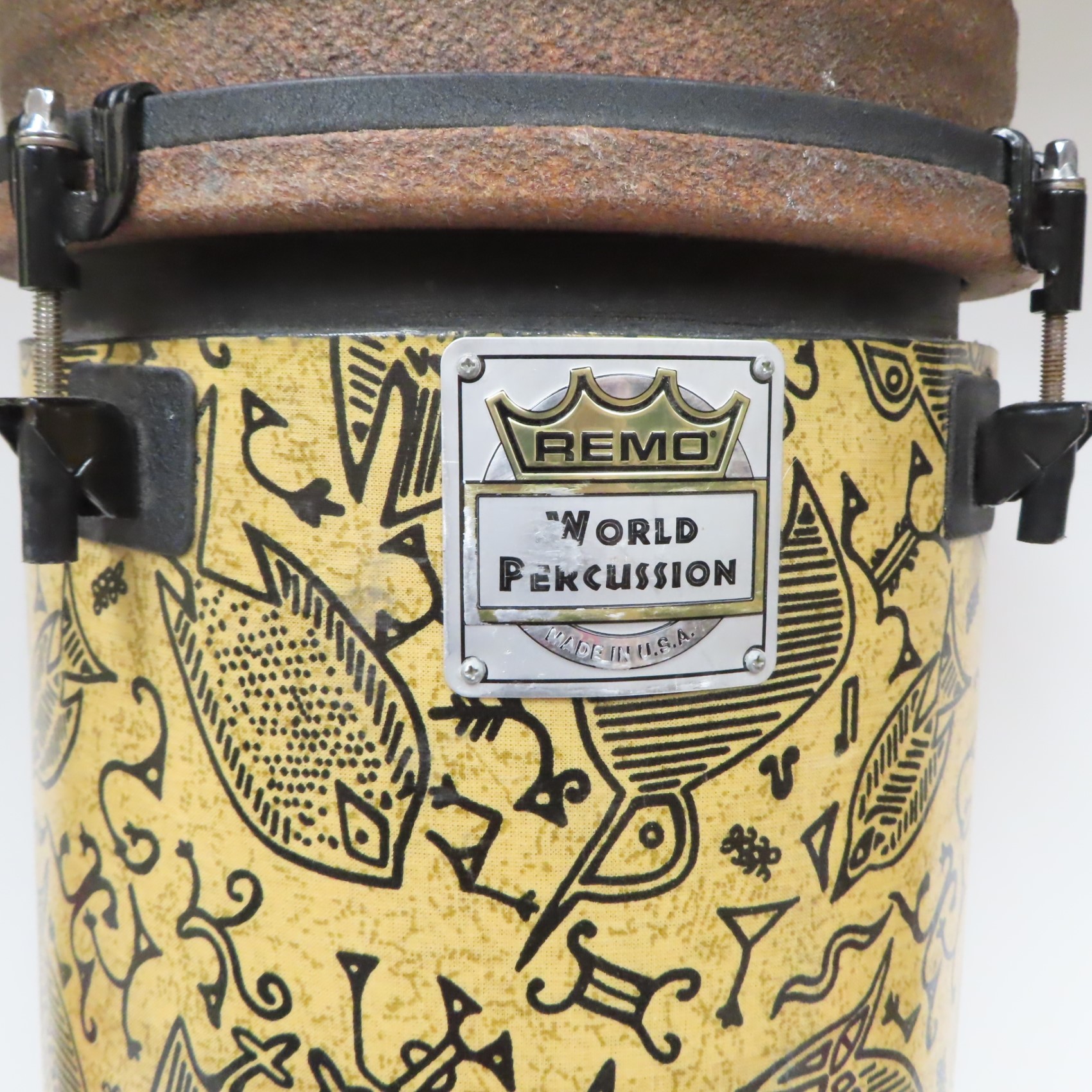 Remo World Percussion 10" x 27" Tubano/Congo Drum - Yellow