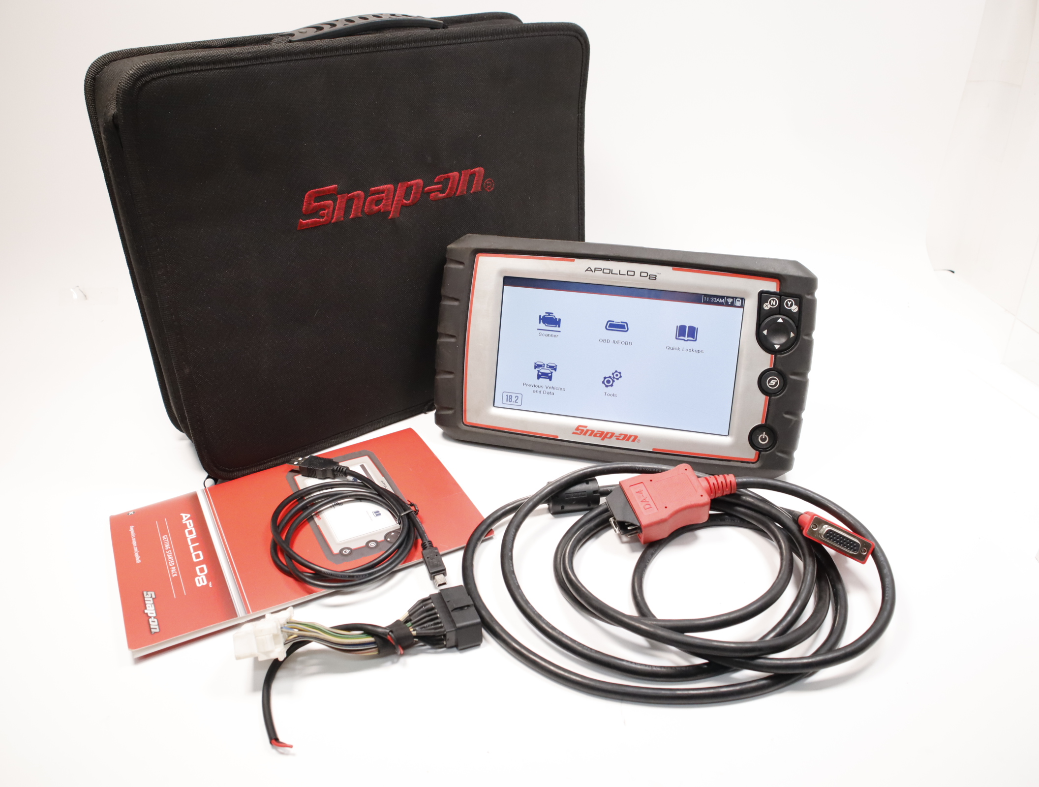 Snap On Apollo D8 EESC333 Automotive Diagnostic Scanner V18.2