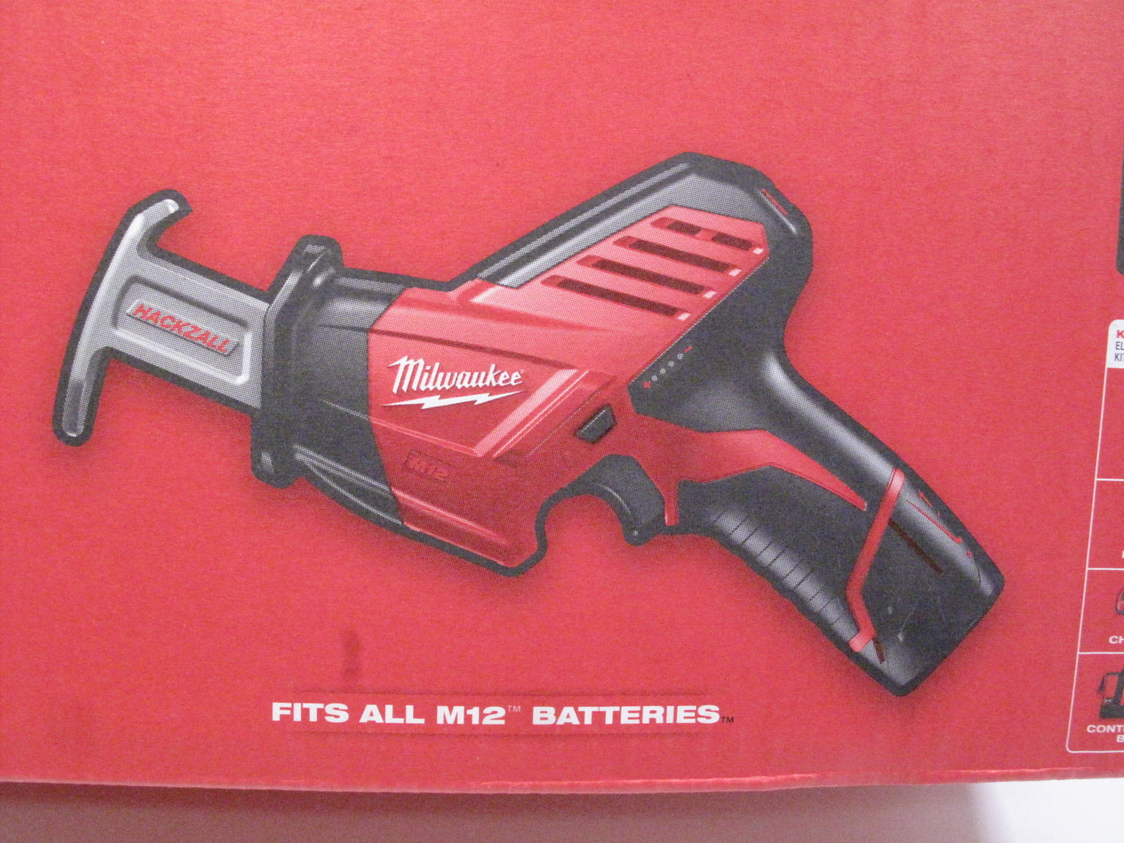 Milwaukee 2420-21 Cordless Hackzall Reciprocating Saw Kit 12V
