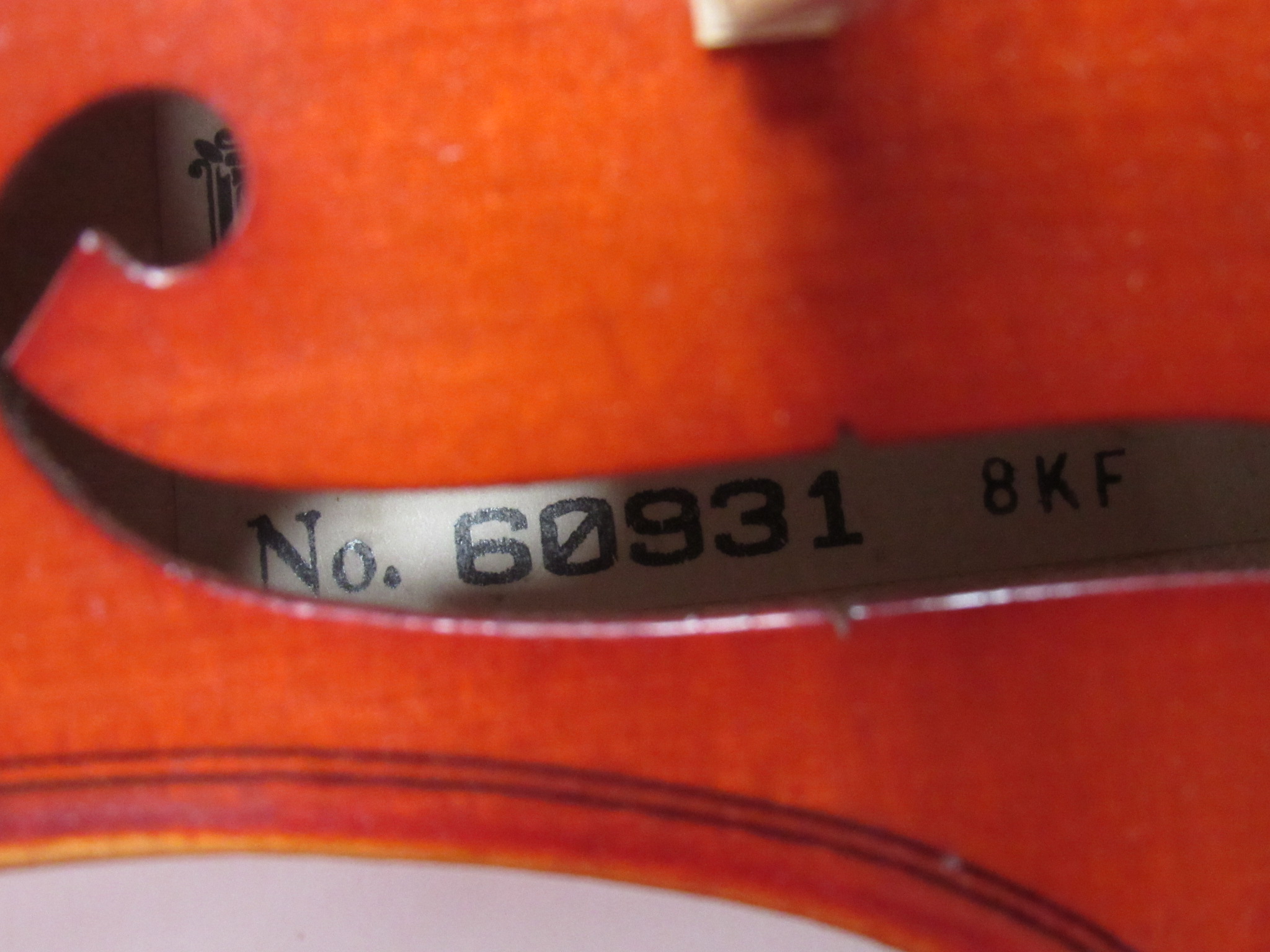 Knilling No. 60931 8KF 4/4 Violin Made In Germany