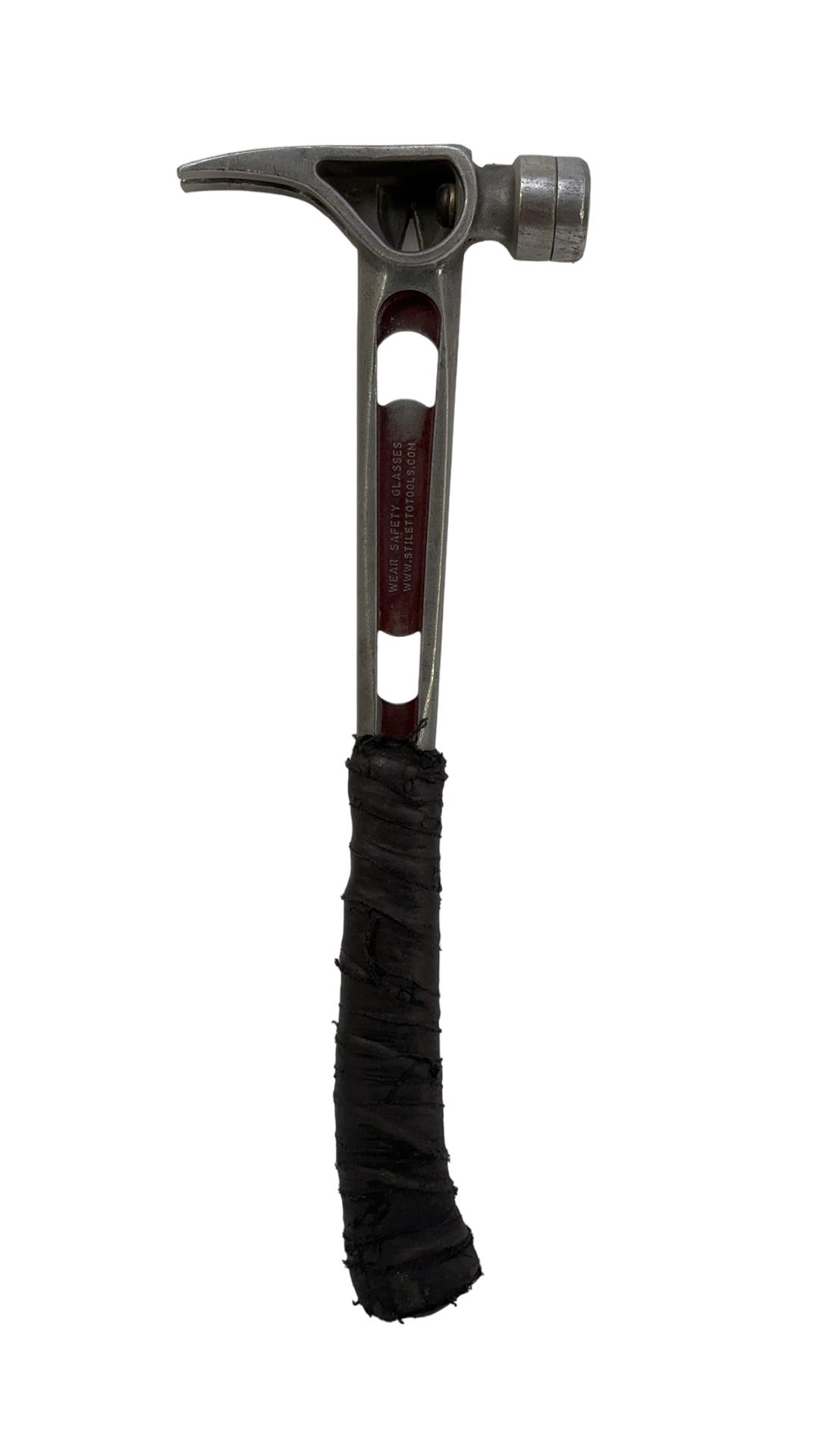 Stiletto TBII-15 TiBone 15 oz. Milled Face Straight Handled 18" Hammer