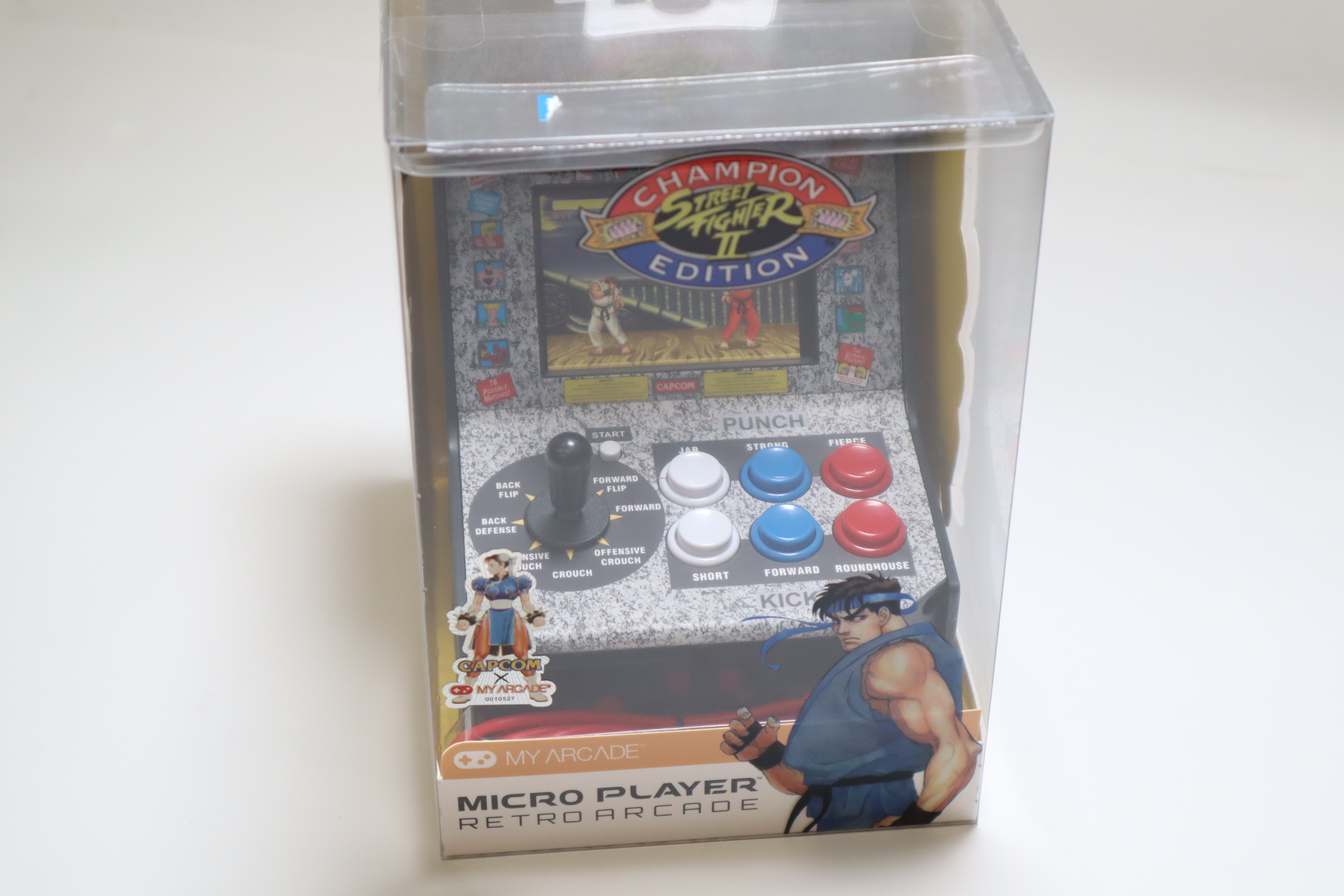 Capcom My Arcade Street Fighter 2 7.5 Inch Collectible Mini Arcade System
