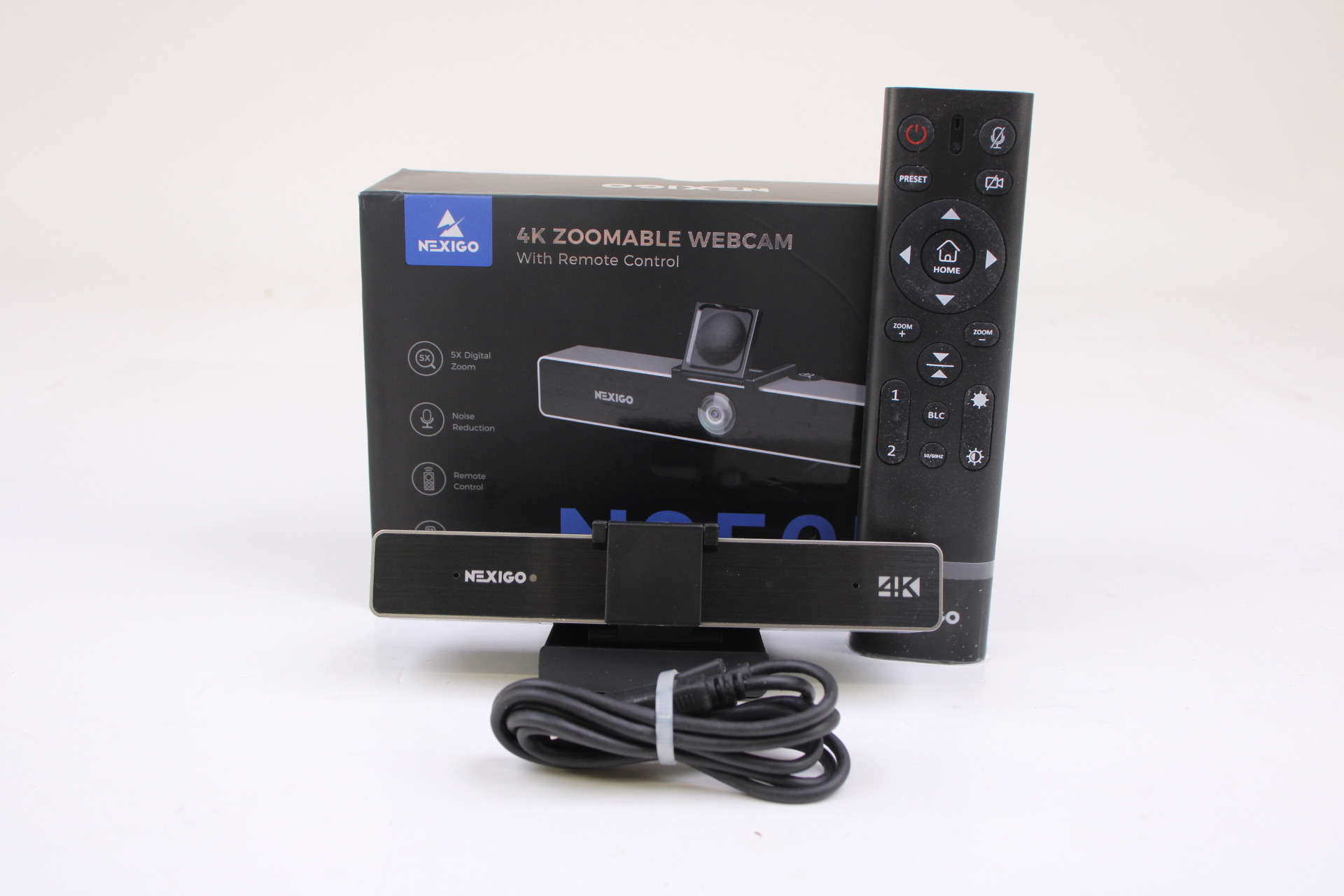 NexiGo N950P 4K Zoomable Computer Webcam/Remote Combo