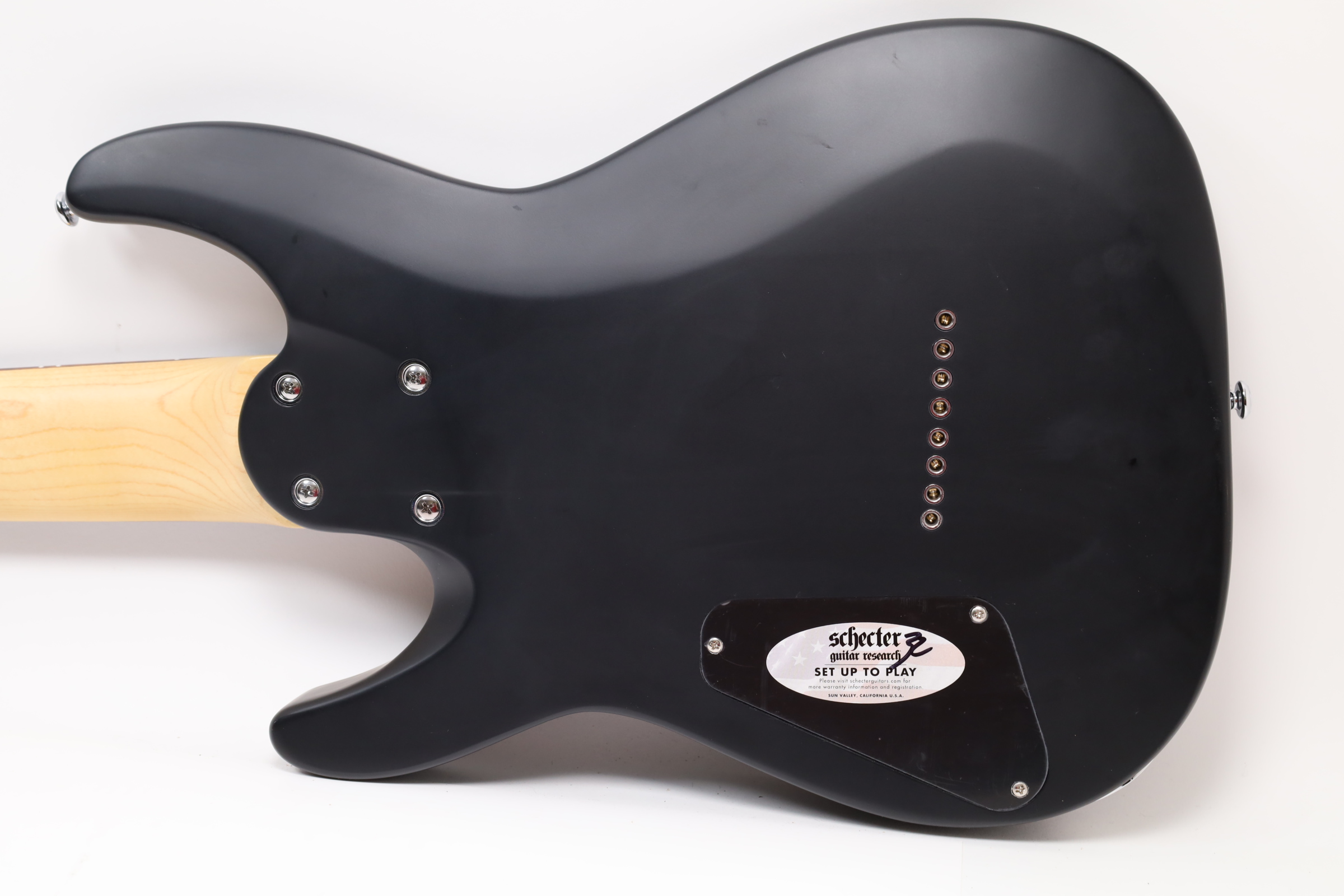 Schecter C-8 Deluxe 8-String Right-Handed Electric Guitar - Satin Black