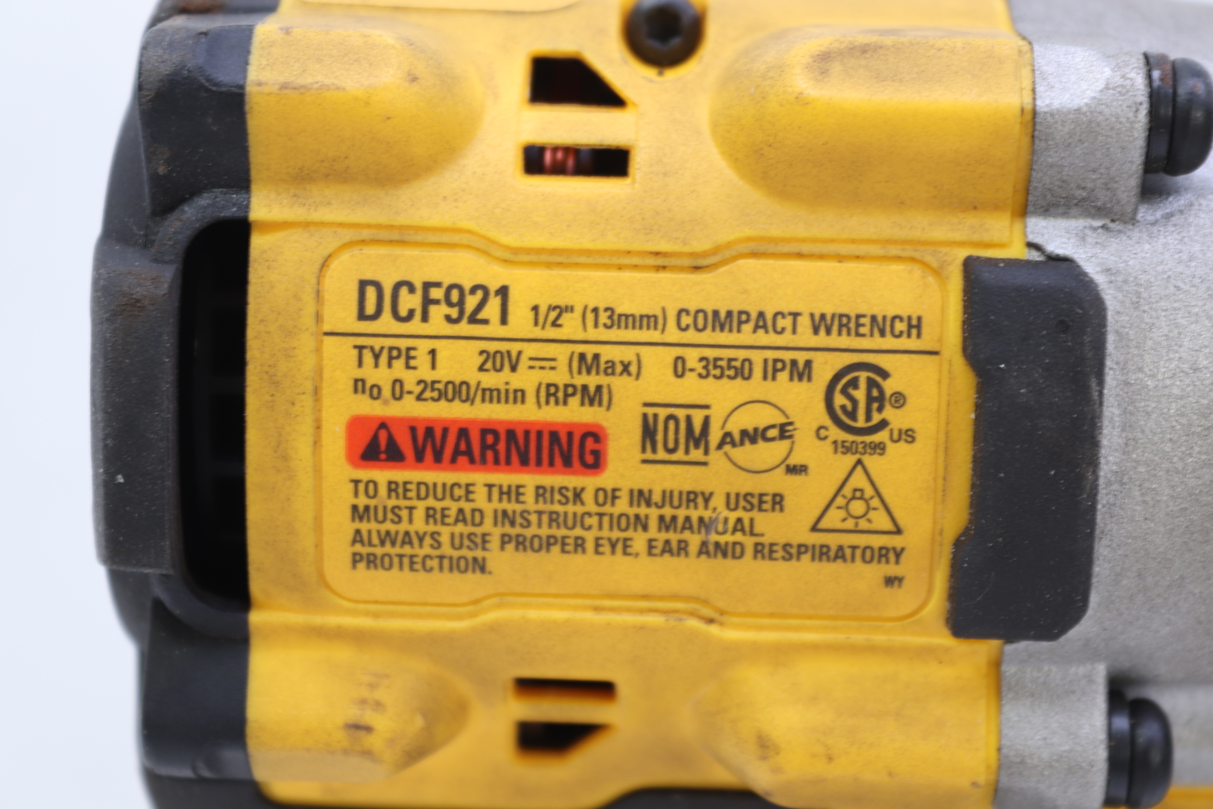 DEWALT DCF921 ATOMIC 20-Volt MAX Cordless Brushless 1/2 in. Impact Wrench