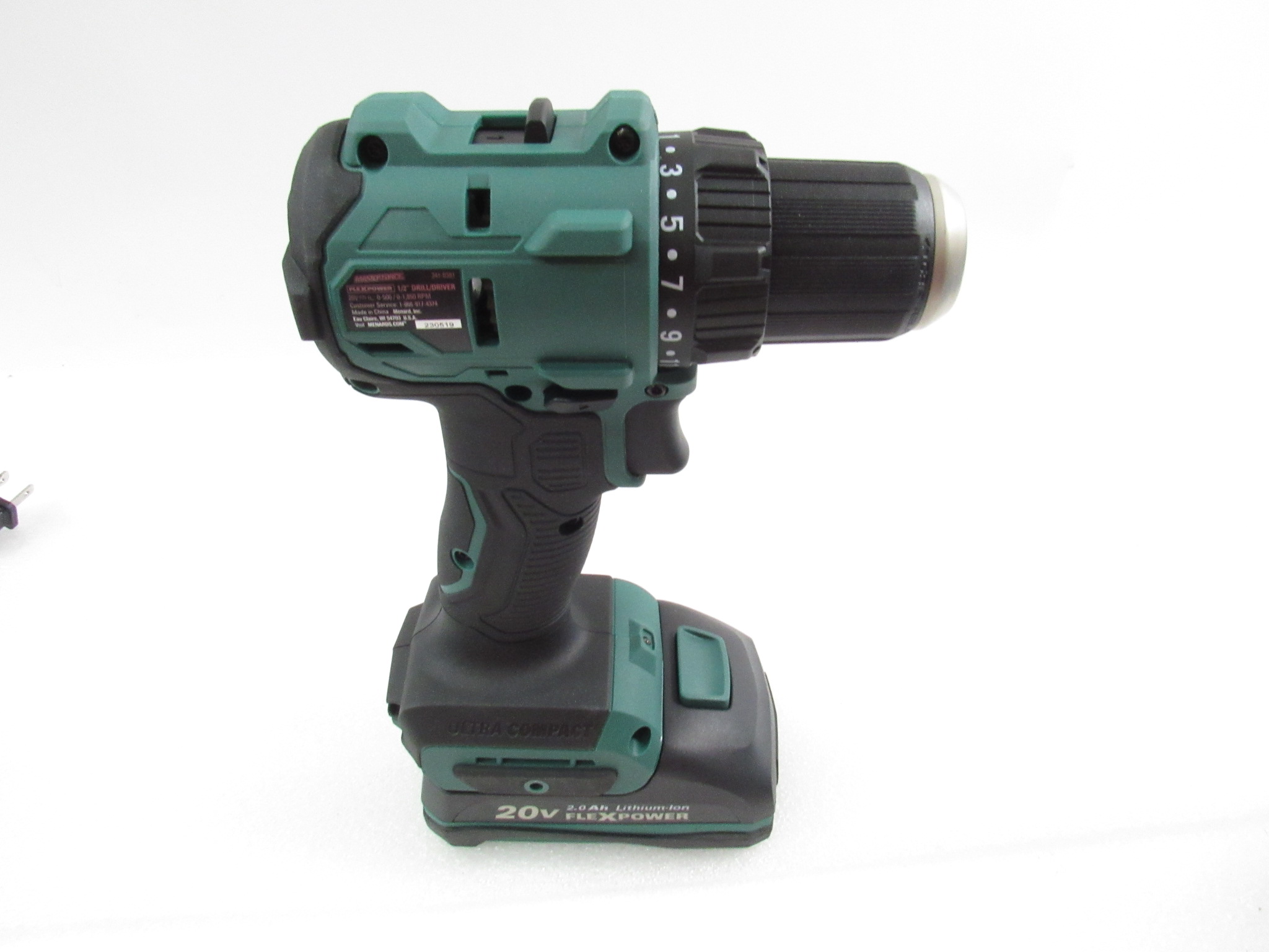 Masterforce 241-0381 20V 1/2" Brushless Cordless Drill/Driver