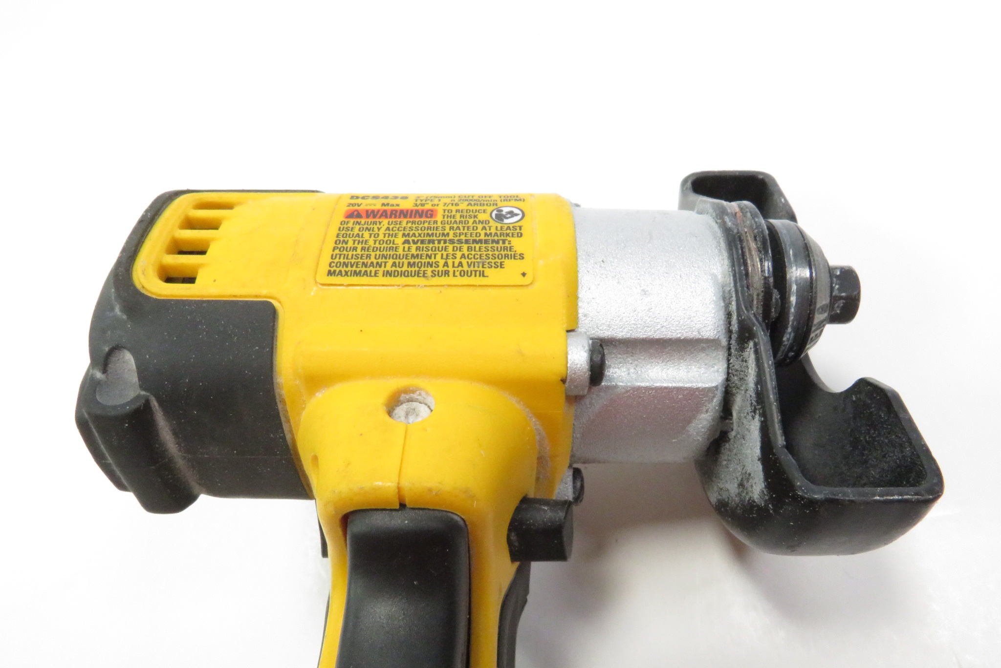 DeWalt DCS438 20V XR Brushless Cordless 3" Cut-Off Tool