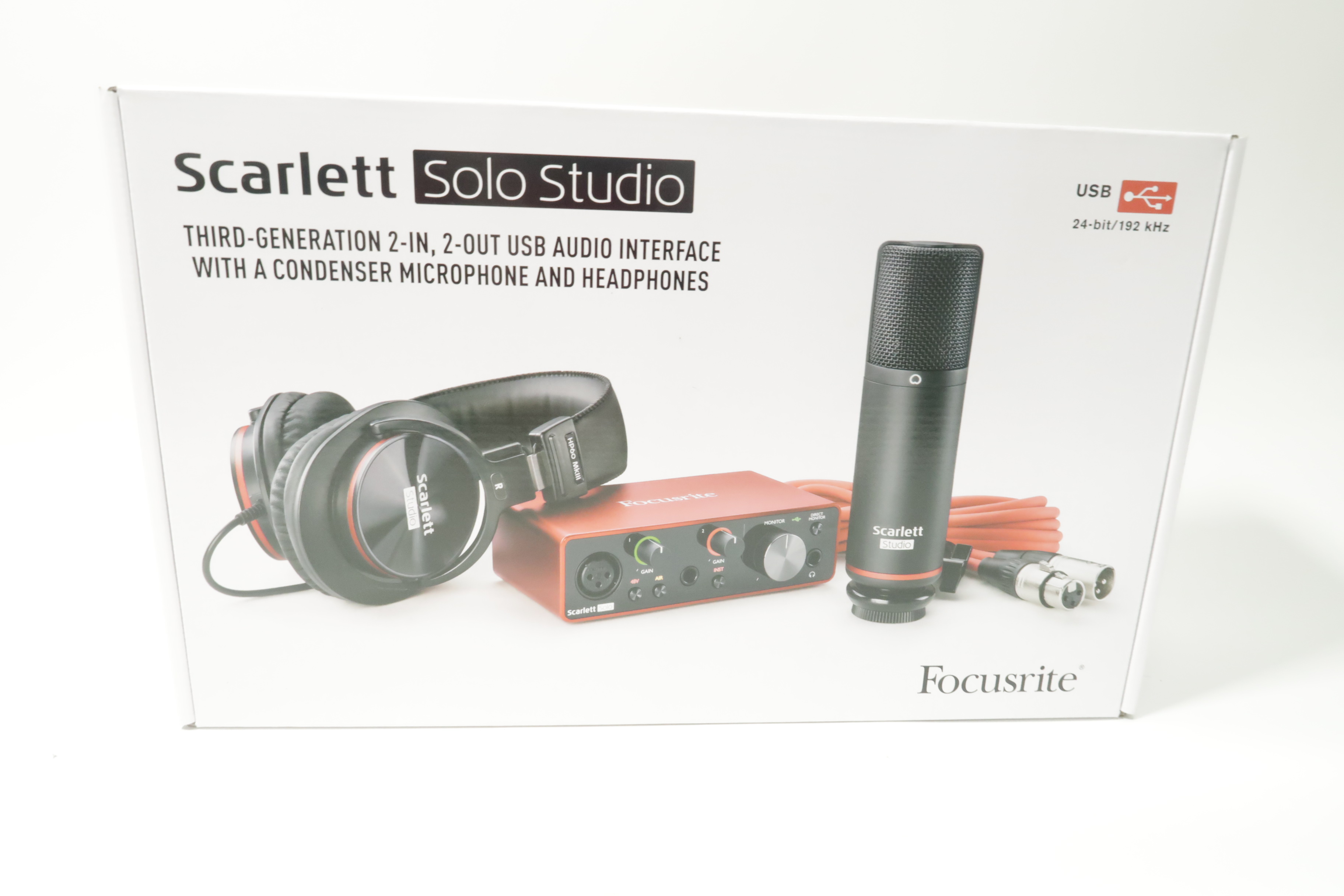 Focusrite SCARLETT-SOLO-3G 3rd Gen 2x2 USB Audio Interface Scarlett ...