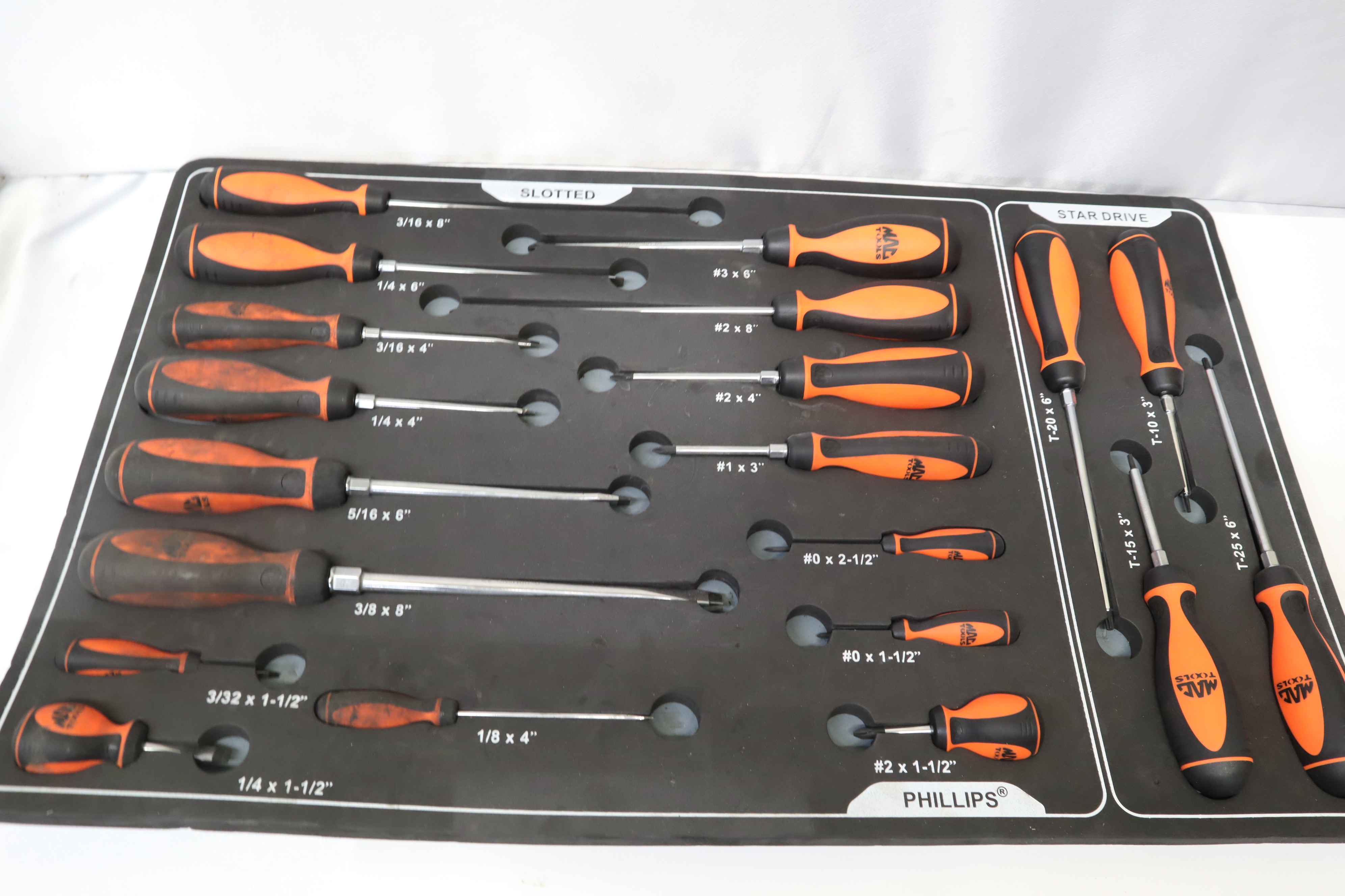 Mac Tools SDRBM20FNO 20-PC. Macsimizer Combination Screwdriver Set in Foam