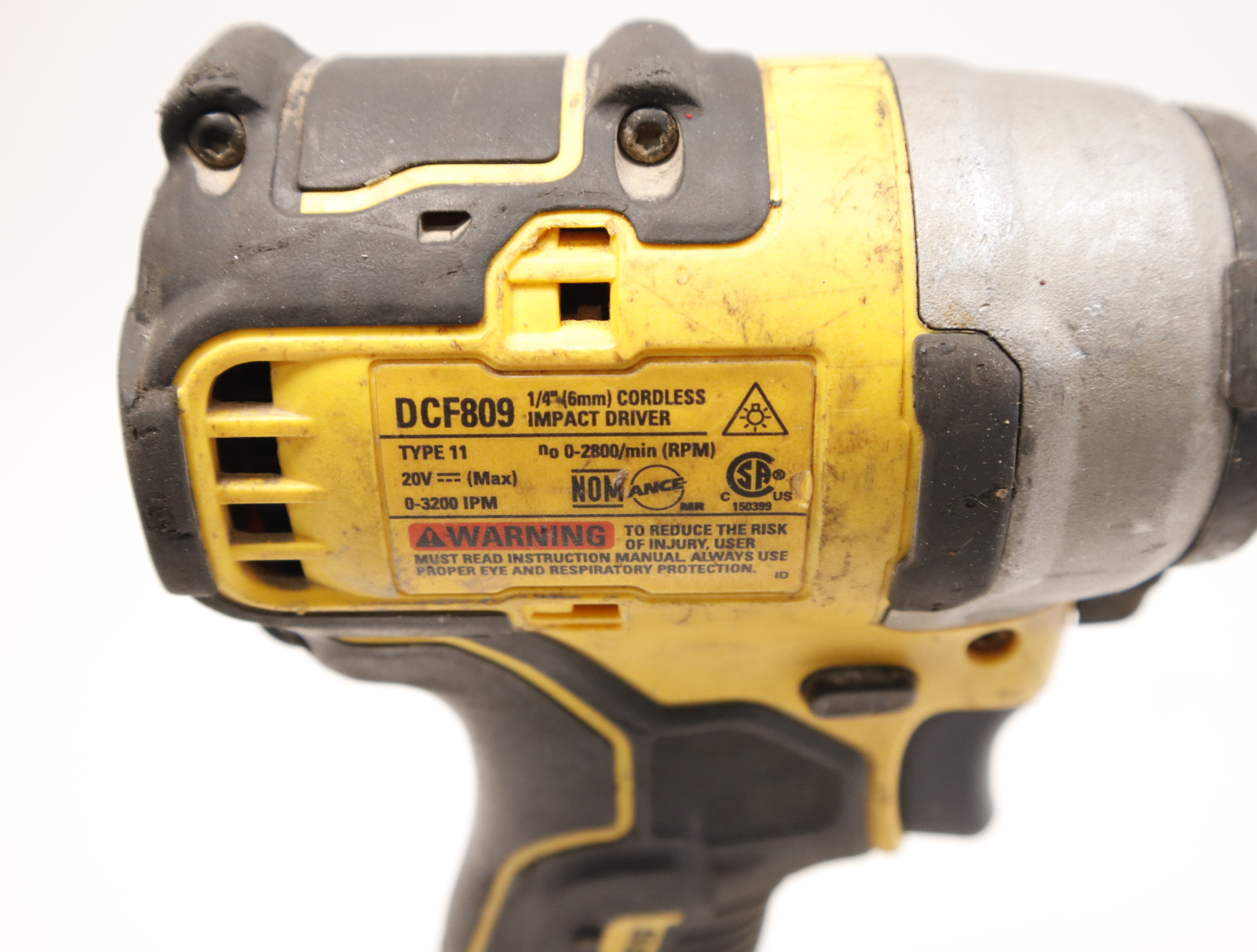 DeWalt DCF809 1/4" Cordless Impact Driver 20V Tool/Battery Only