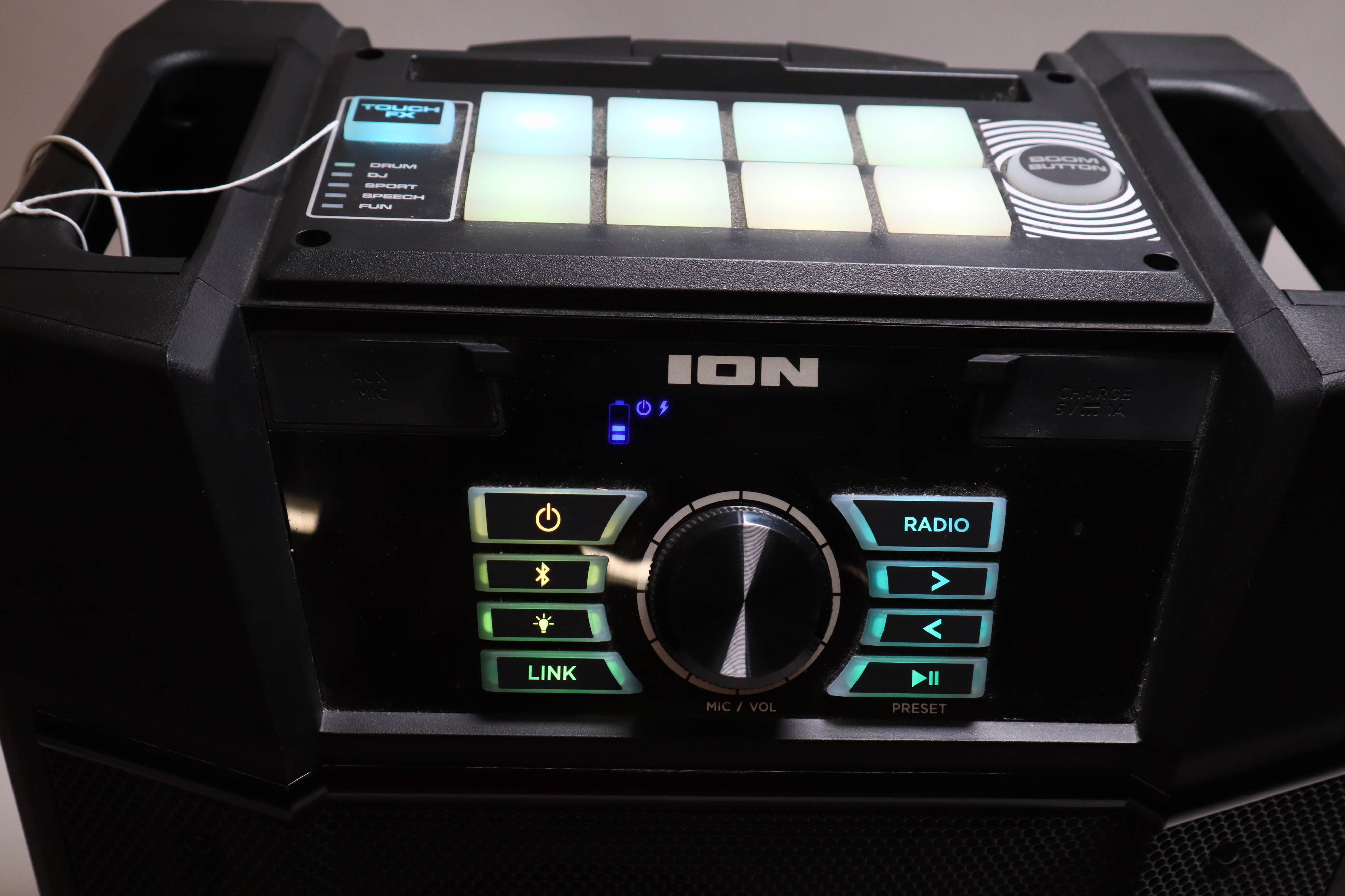 ION Explorer FX High-Power Bluetooth Speaker Black