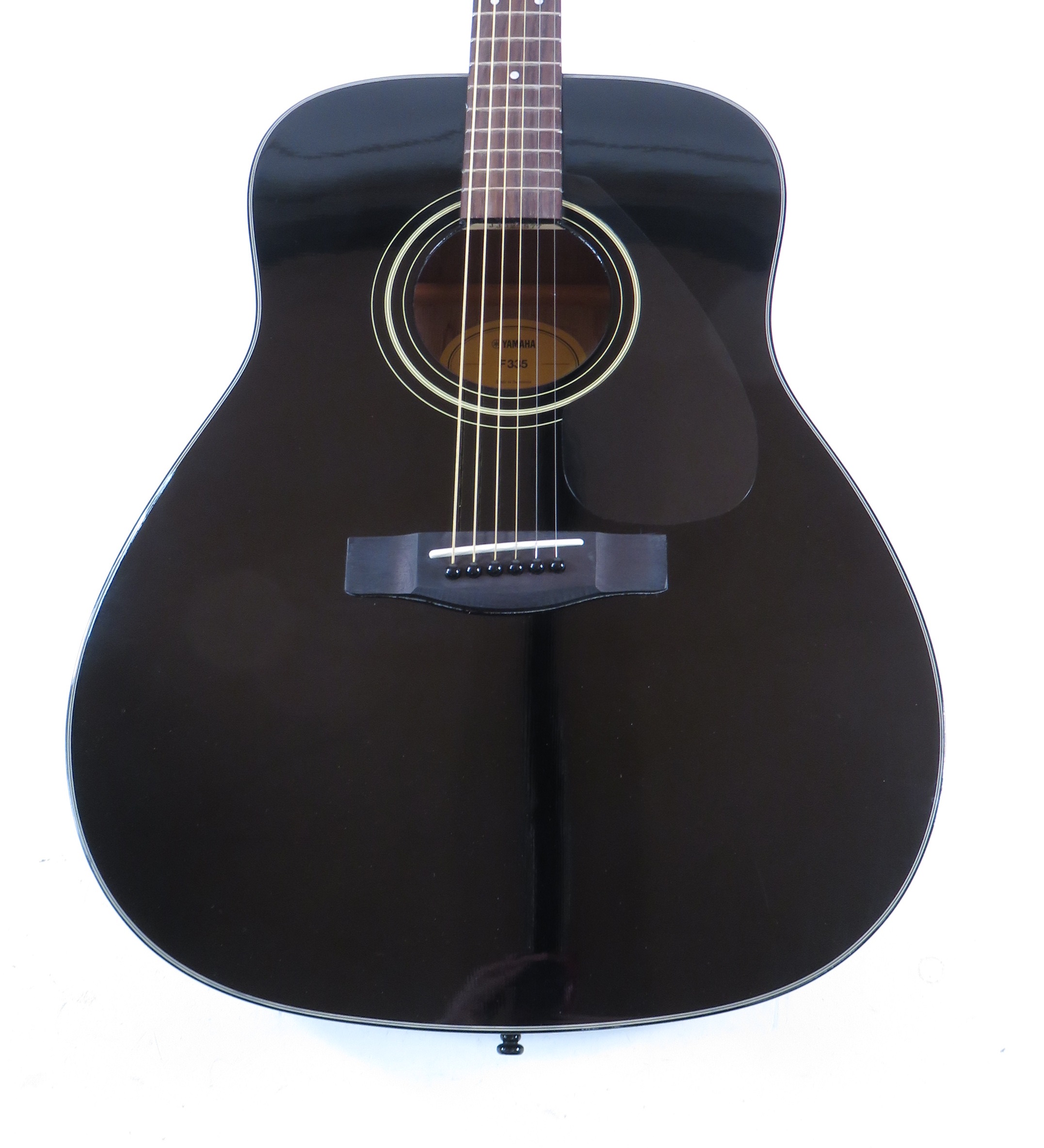 Yamaha F335 Dreadnought Right-Handed Black Finish 6-String Acoustic Guitar