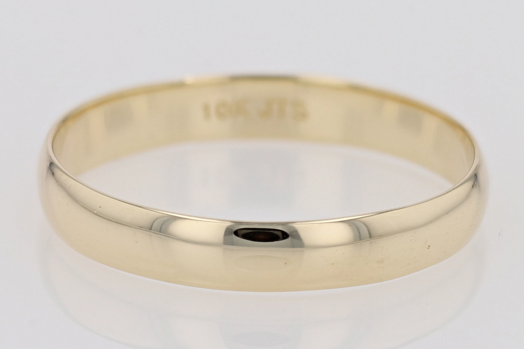 3.6mm Polished Classic Wedding Band Ring 10k Yellow Gold 2.04 Grams Size 11