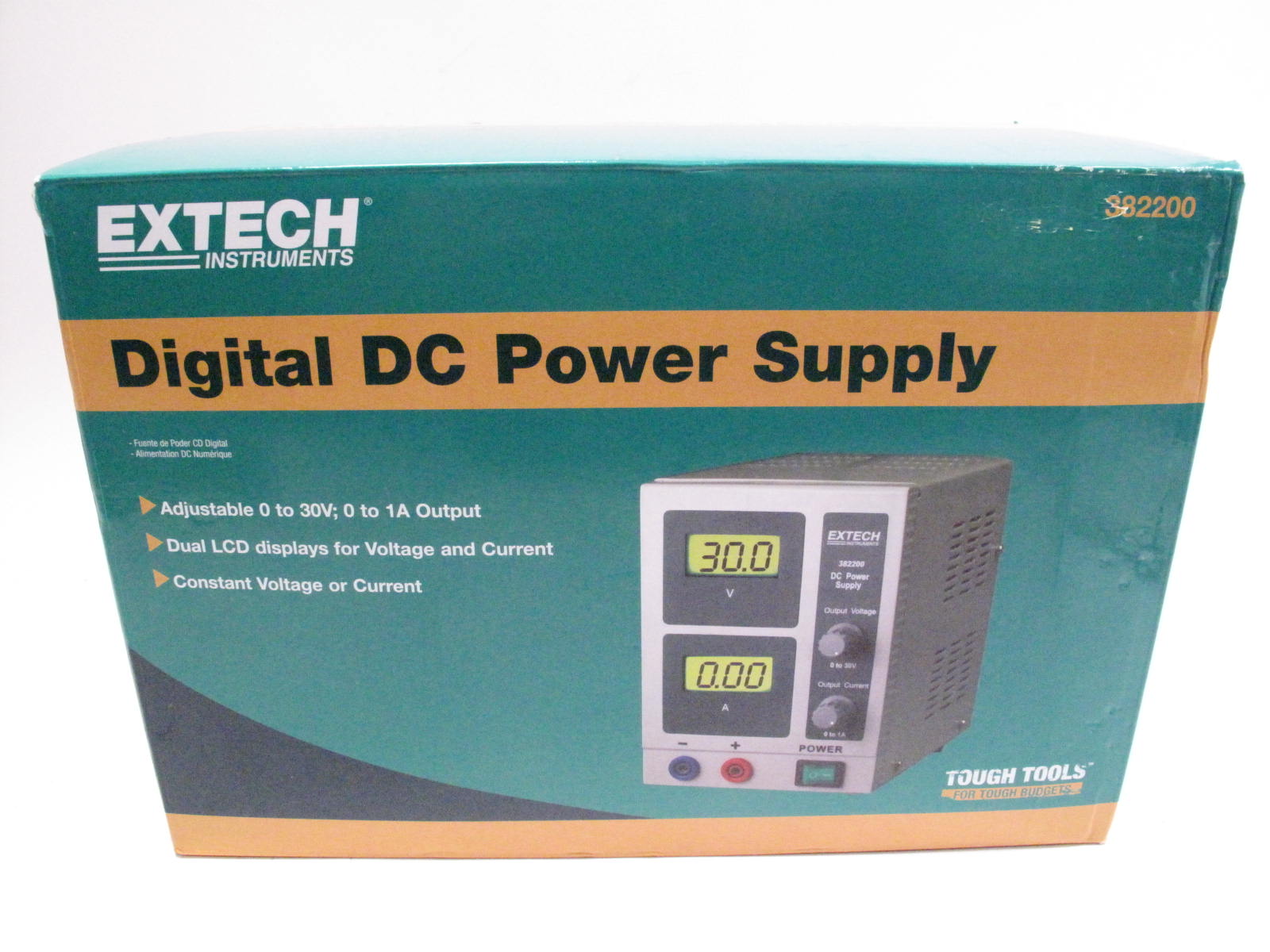 Extech Instruments 382200 Digital Single Output 30V 1A DC Power Supply