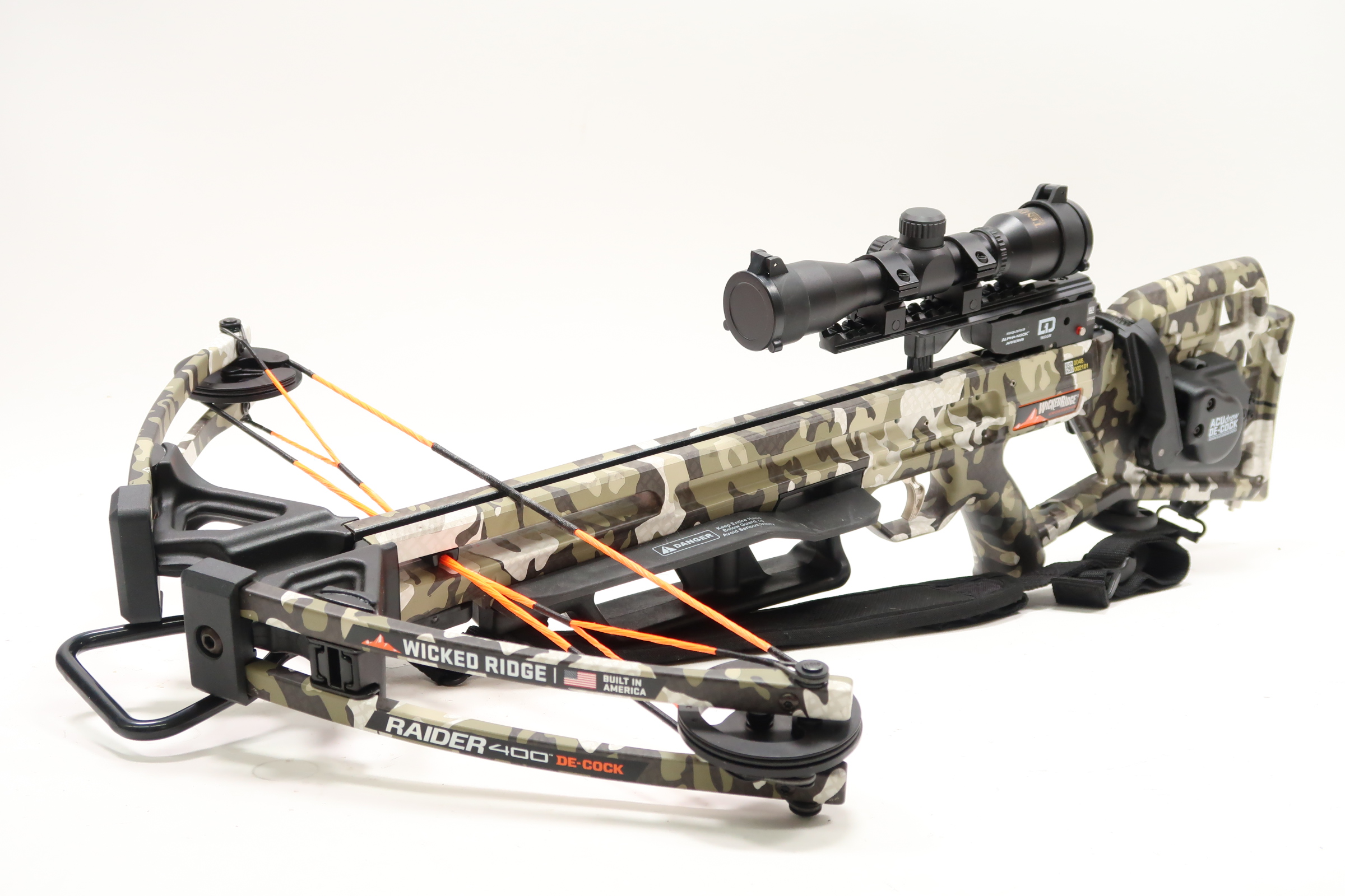 Wicked Ridge Raider 400 ACUdraw De-Cock Pro-View Scope Compound Crossbow