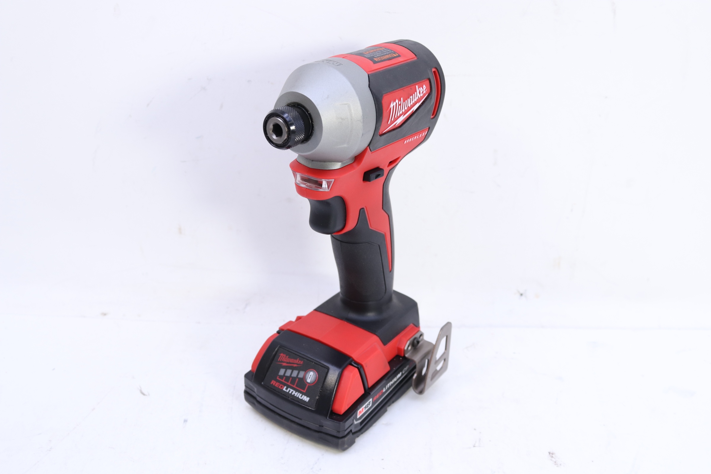 Milwaukee 2850-20 M18 18V Brushless Cordless 1/4" Impact Driver ...