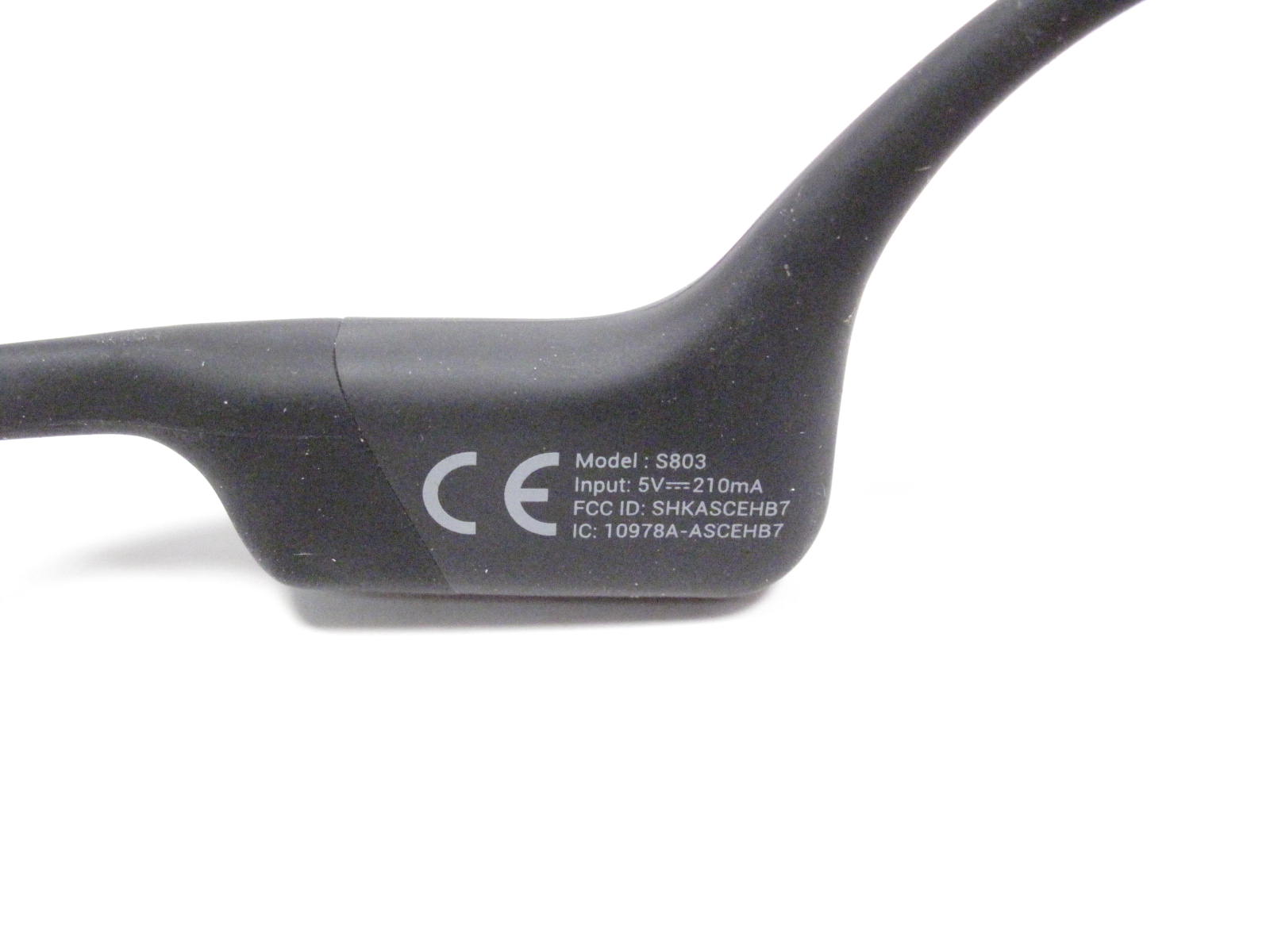 Shokz OpenRun S803 Wireless Open Ear Bone Conduction Headphones Black