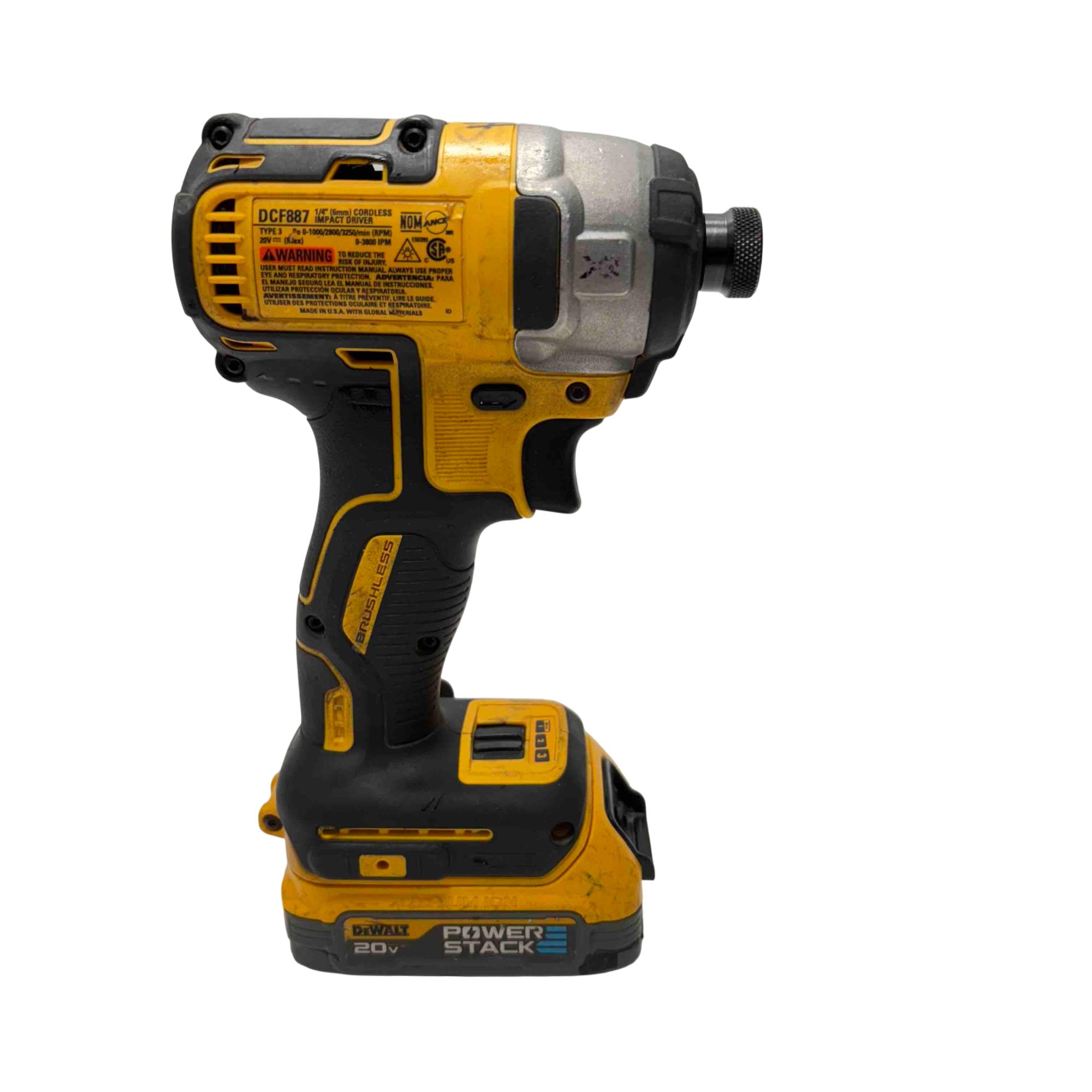 DeWalt DCF887 20V MAX XR 1/4" Brushless Impact Driver