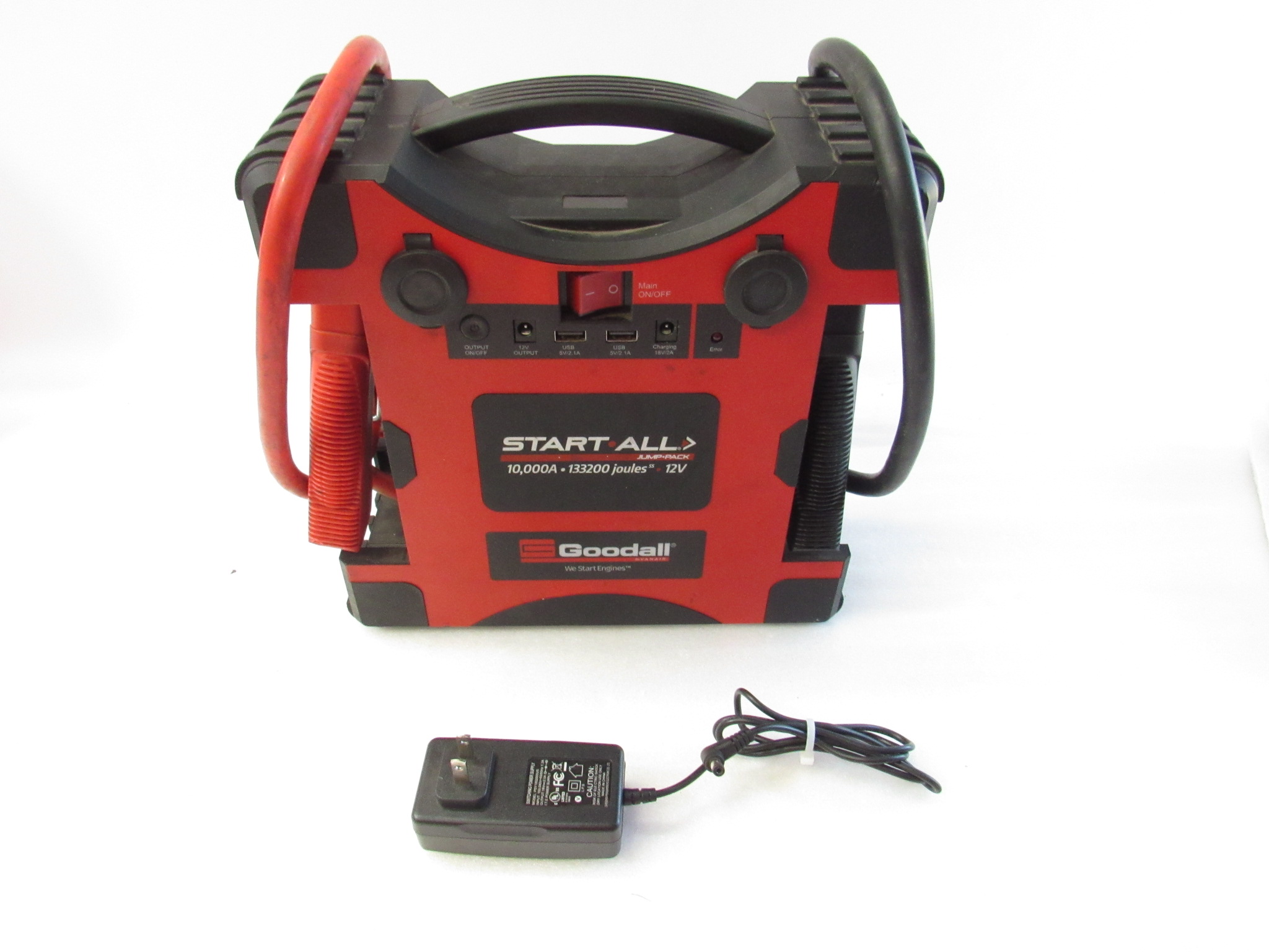 Goodall JP-12-10000T 12V 10000 Amp Start-All Corded Jump Pack