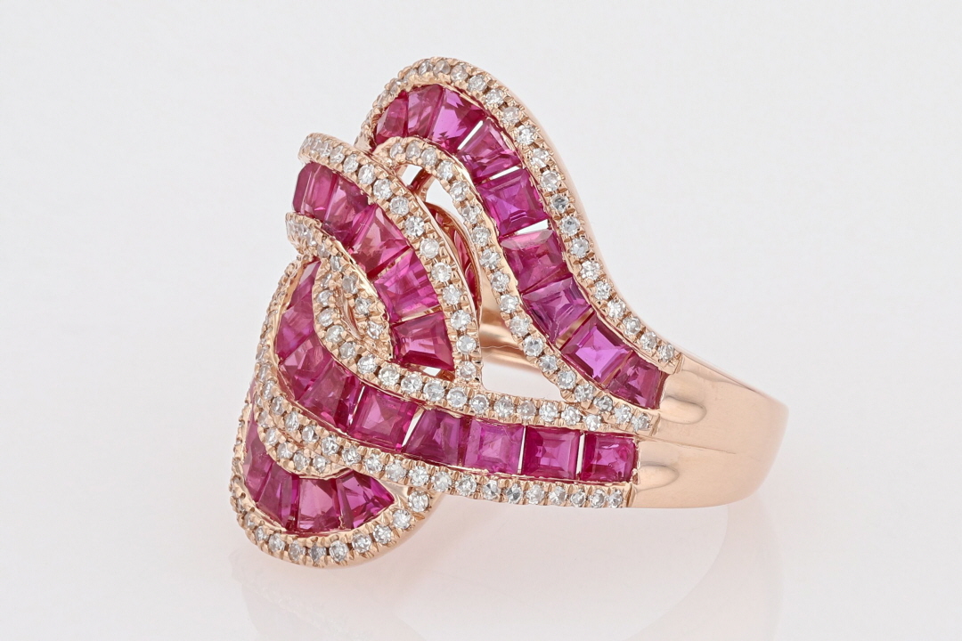 EFFY Ruby Royale® 4.00ctw Ruby and Diamond Statement Ring 14k Yellow ...