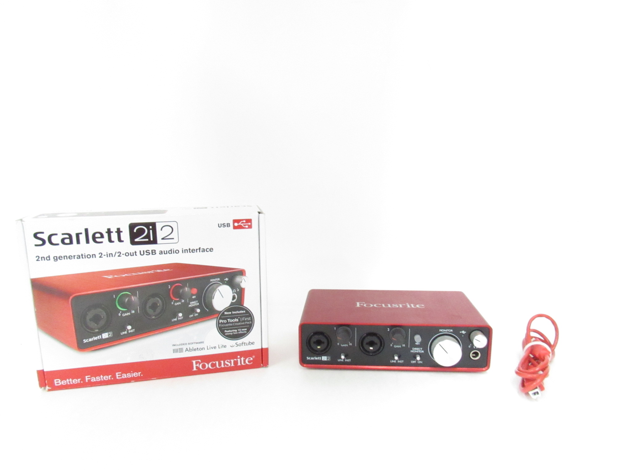 Focusrite Scarlett 2i2 (Gen 2) USB Audio Interface