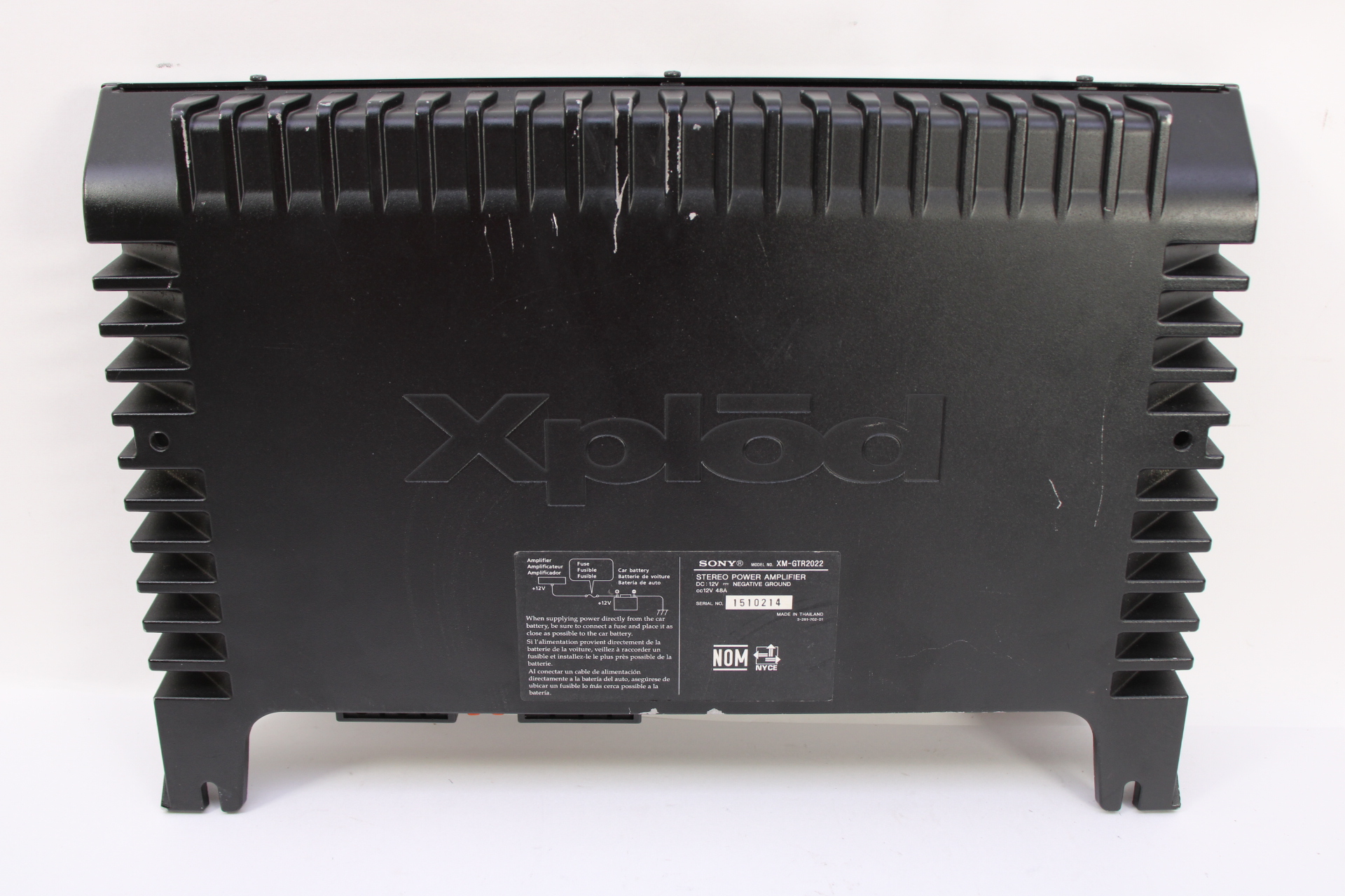 Sony Xplod XM-GTR2022 1200W Class AB Bridgeable 2 Channel Car Amplifier