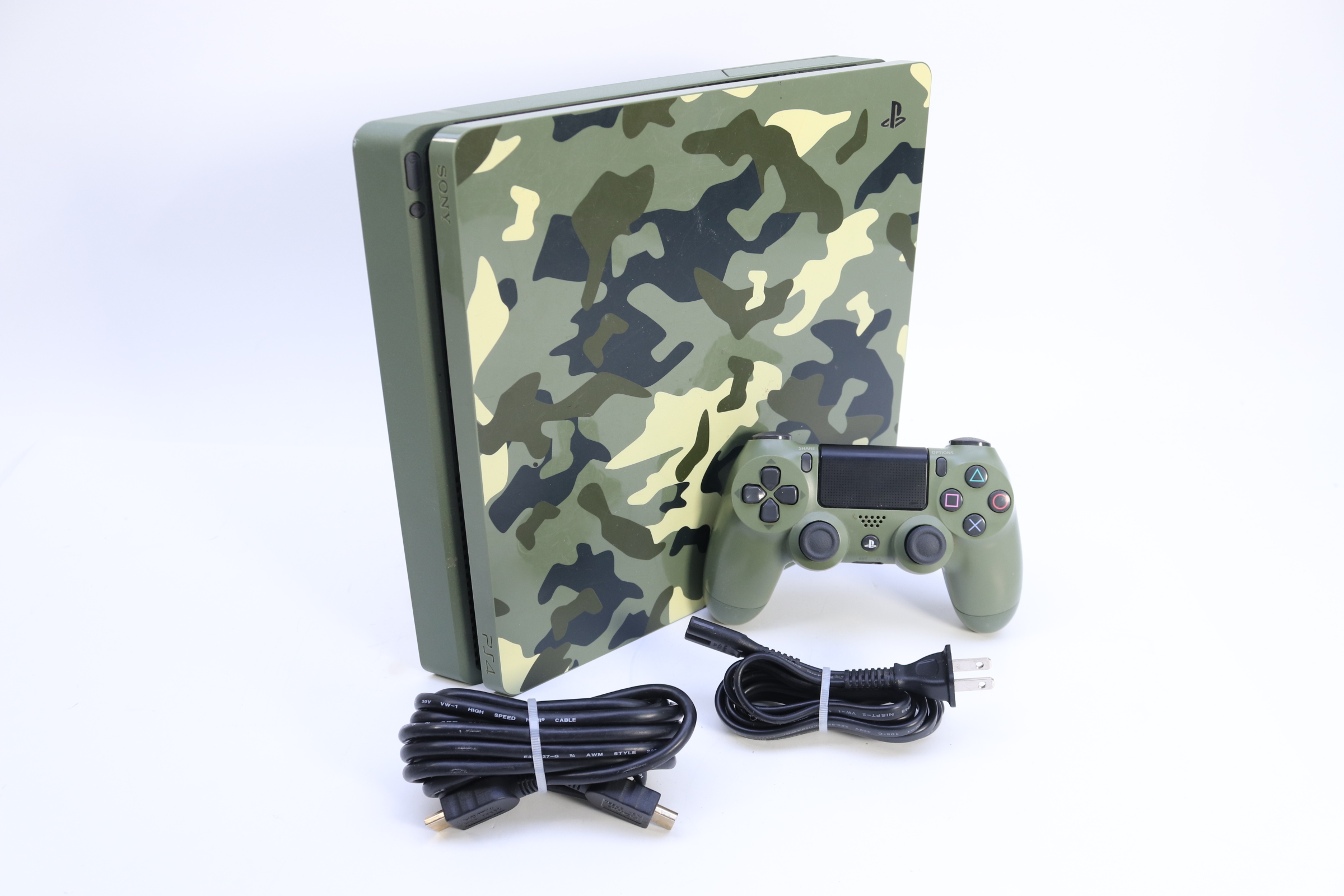 Sony PlayStation 4 Slim CUH-2115B Camo 1TB HDD Home Video Game Console ...