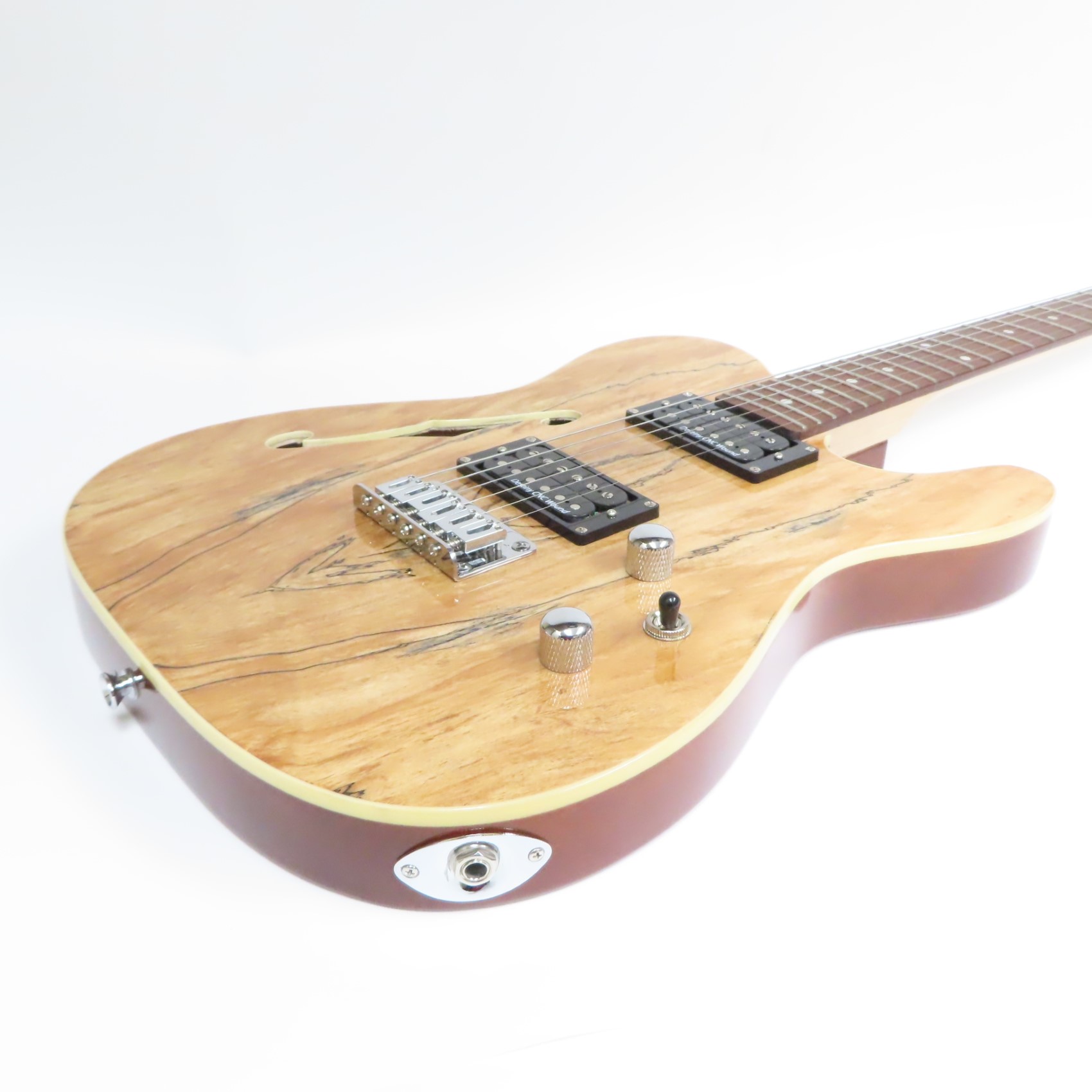IYV ITF-300 Semi-Hollow 6-String Right Hand Electric Guitar - Natural