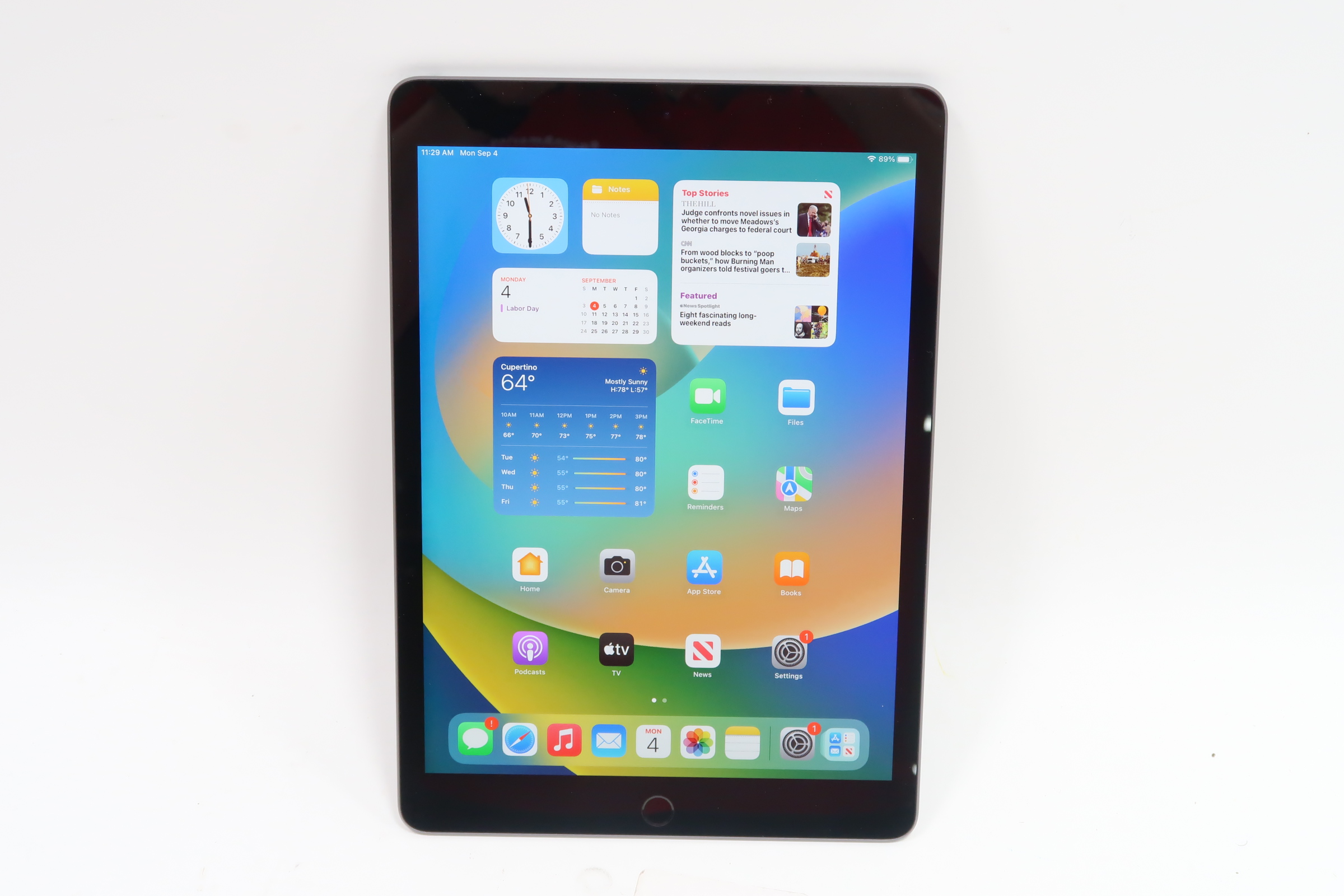 Apple iPad 9th Gen MK2N3LL/A 256GB Wi-Fi Space Gray 10.2" Tablet