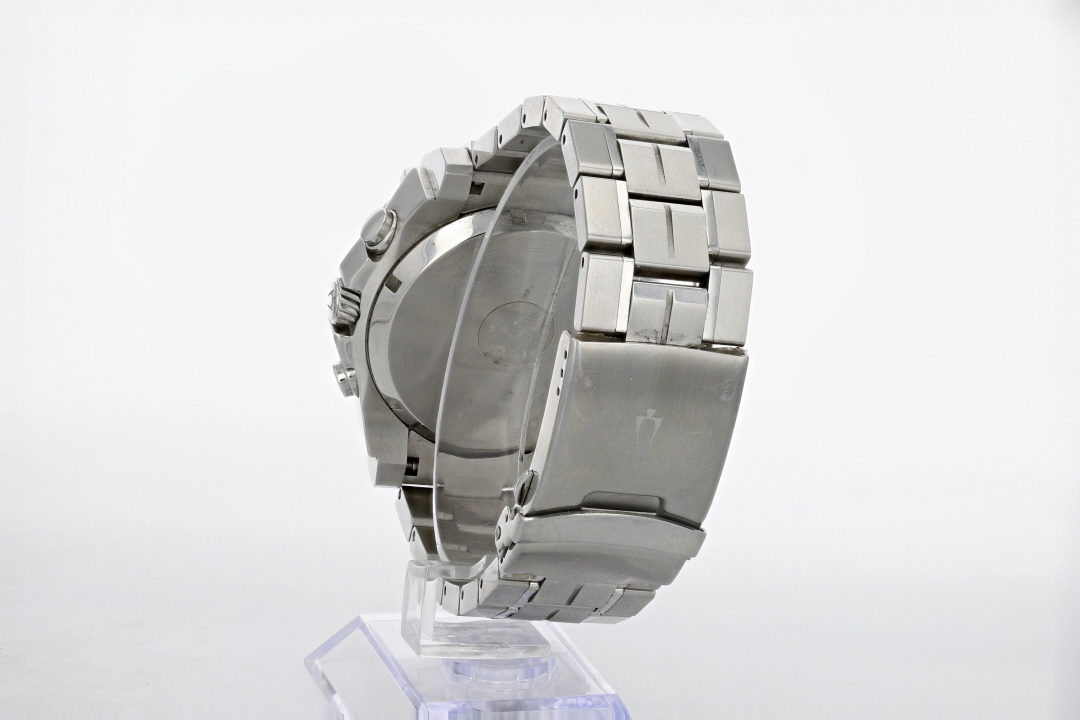 Bulova Icon Precisionist 46mm Black Dial Chronograph Stainless Steel ...