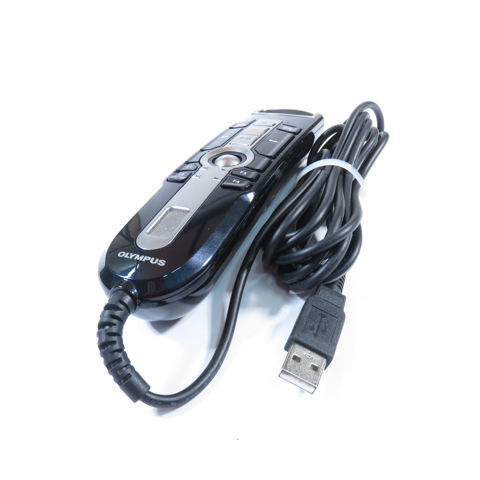 Olympus RecMic II RM-4010P Unidirectional Corded Push Button Microphone