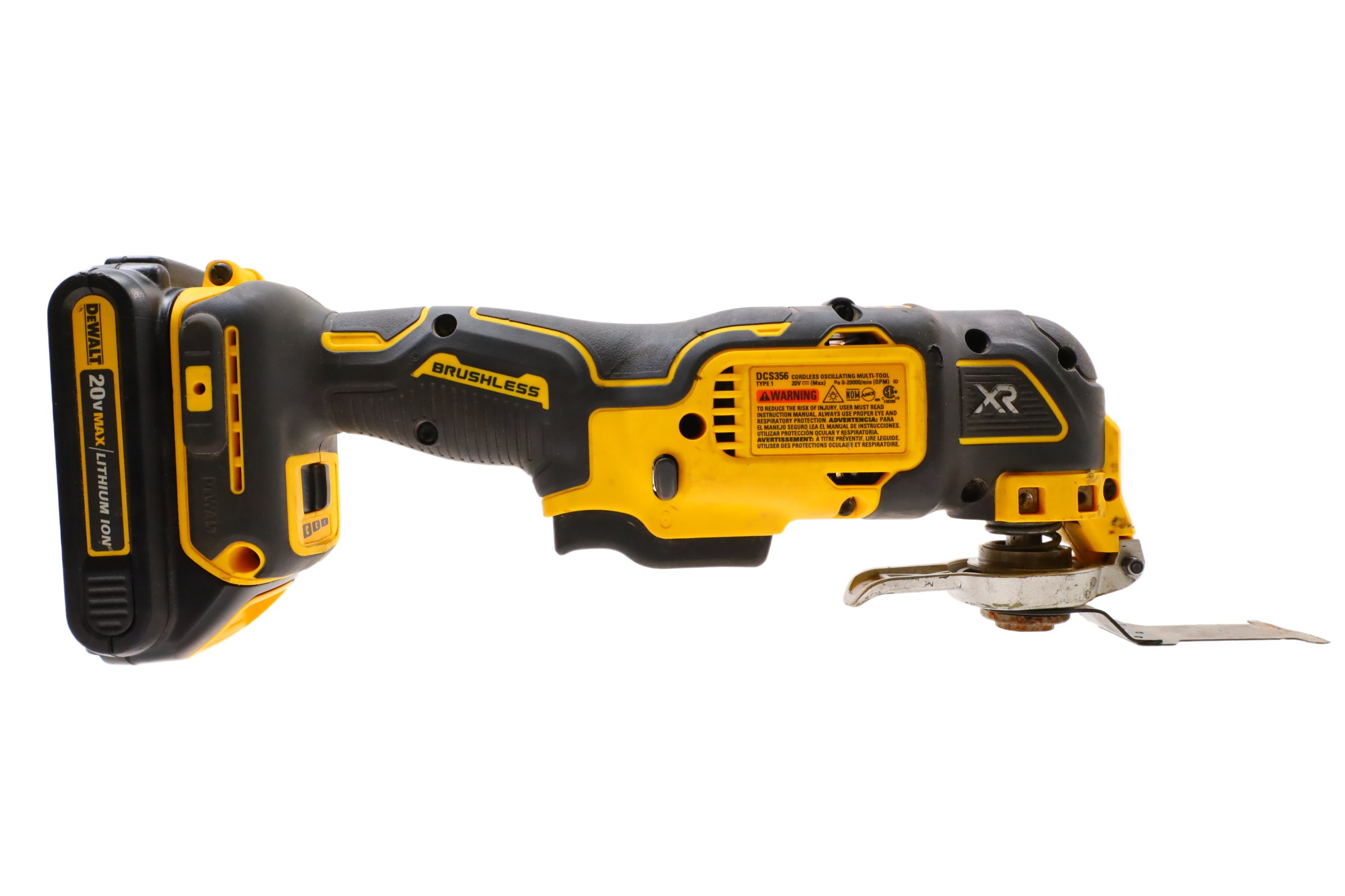 DeWalt DCS356 MAX XR 20V Brushless Cordless Oscillating Multi-Tool - 1.5Ah