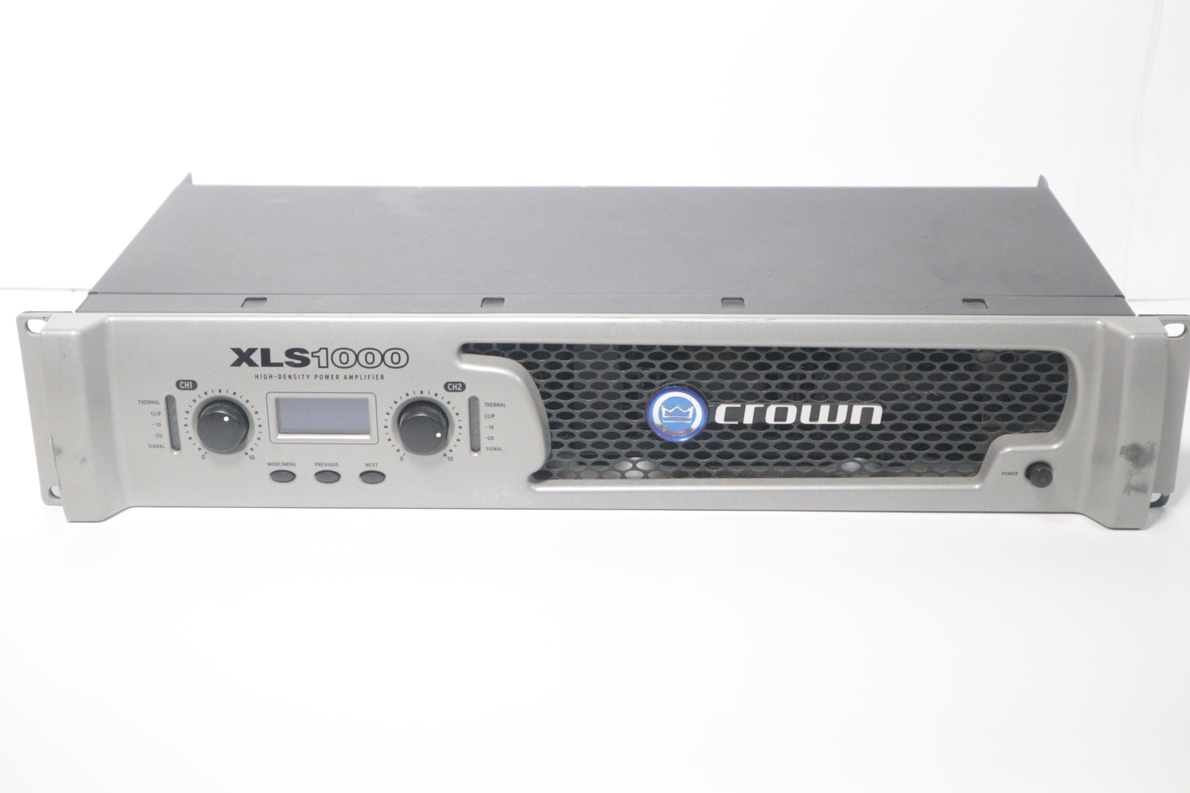 Crown XLS1000 High-Density 2-Channel 350-Watt @ 4 Ohms Power Amplifier 7103