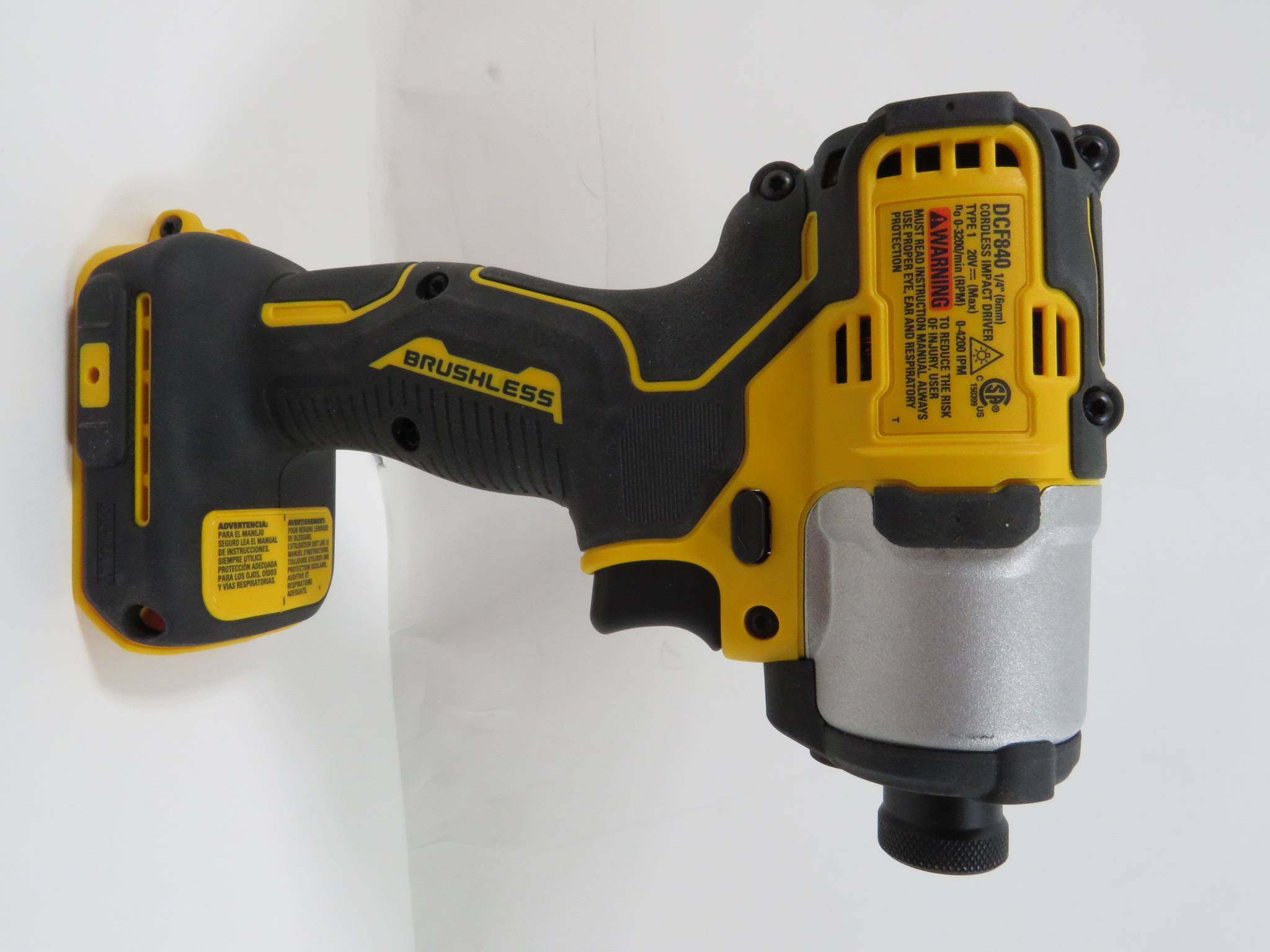 DeWalt DCF840 20V MAX 1/4" Cordless Impact Driver